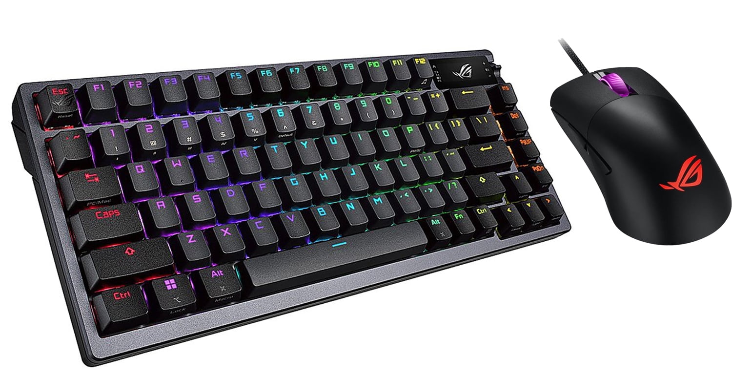 ASUS ROG M71 Azoth 75% TKL Bluetooth and RF Wireless Red Switch ...