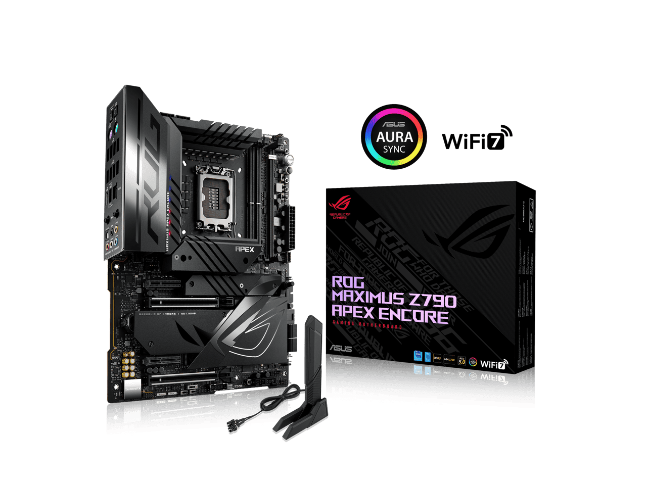ASUS ROG MAXIMUS Z790 APEX ENCORE LGA 1700 ATX Gaming Motherboard, DDR5 ...