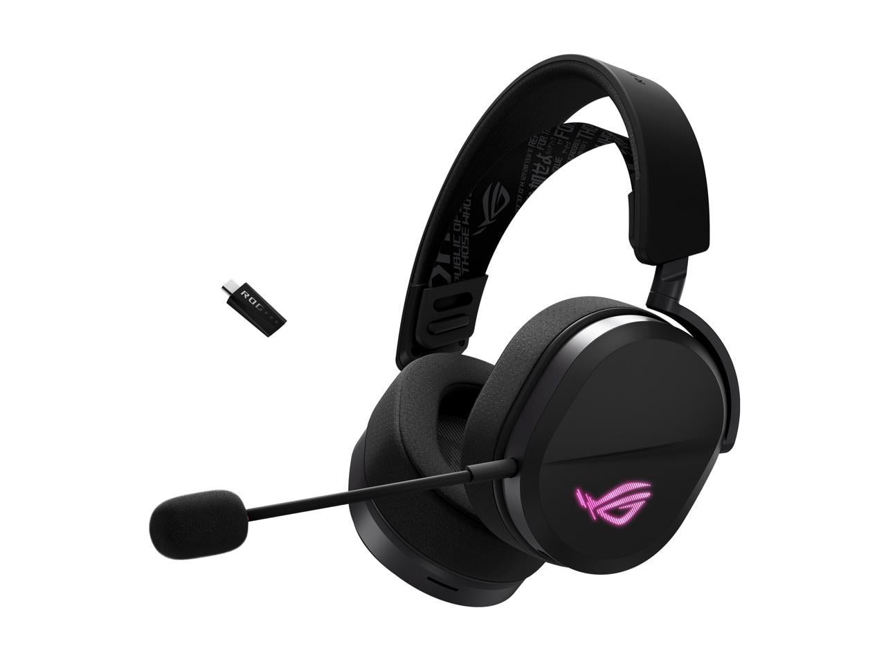 ASUS ROG Pelta Wireless Gaming Headset (BT, ROG SpeedNova 2.4GHz, USB-C ...
