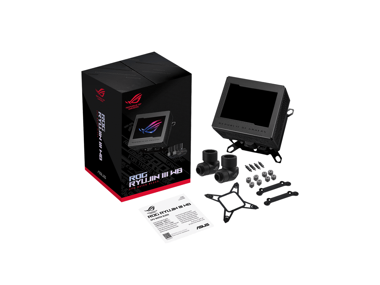 ASUS ROG RYUJIN III WB CPU Water Block - Intel LGA 1700, 1200, 115X ...