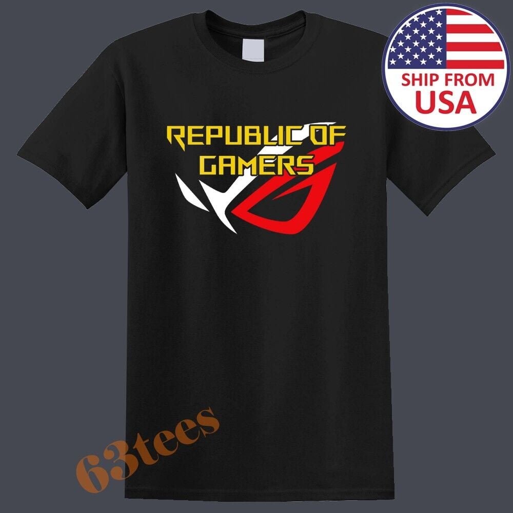 ASUS ROG Republic of Gamers Men's Black Size S to 3XL - Walmart.com