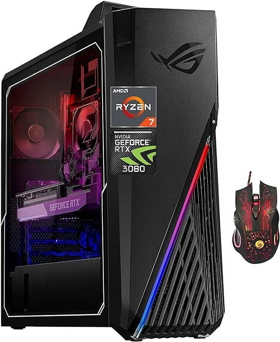ASUS ROG STRI GA15 Gaming Desktop, AMD Ryzen 7-5800X, NVIDIA GeForce RTX 3080, 32GB RAM, 2TB SSD ...