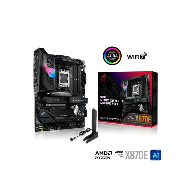 ASUS ROG STRIX X870E-E GAMING WIFI AMD AM5 X870 ATX motherboard 18+2+2 ...