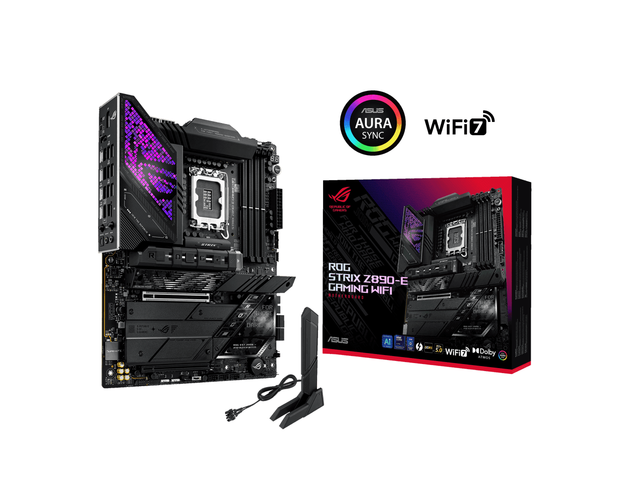 Asus ROG STRIX Z890-E GAMING WIFI Gaming Desktop Motherboard, Intel ...