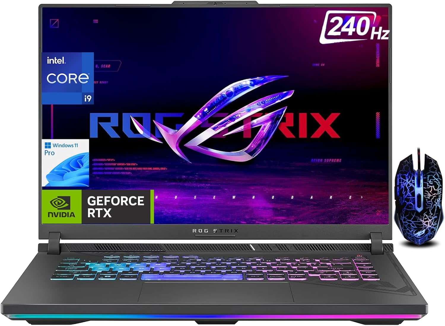 ASUS ROG Strix 16" Gaming Laptop, 240Hz WQXGA QHD (2560x1600) Display ...
