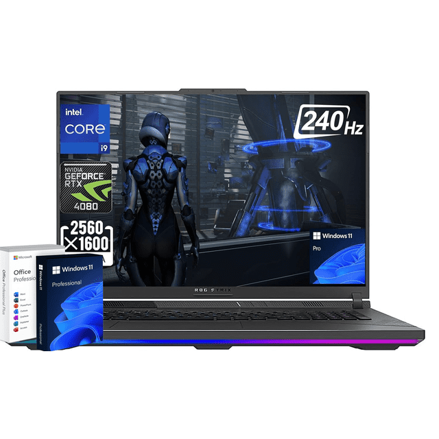 ASUS ROG Strix 18" WQXGA 240Hz Gaming Laptop, Intel 24 Core i9-14900HX ...