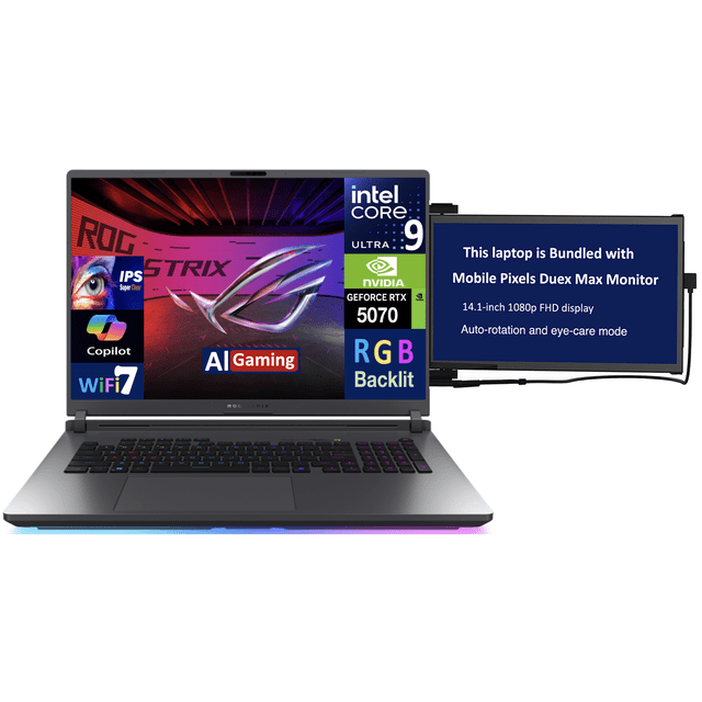 ASUS ROG Strix AI Gaming Laptop 18in 240Hz IPS WQXGA Display (Intel ...
