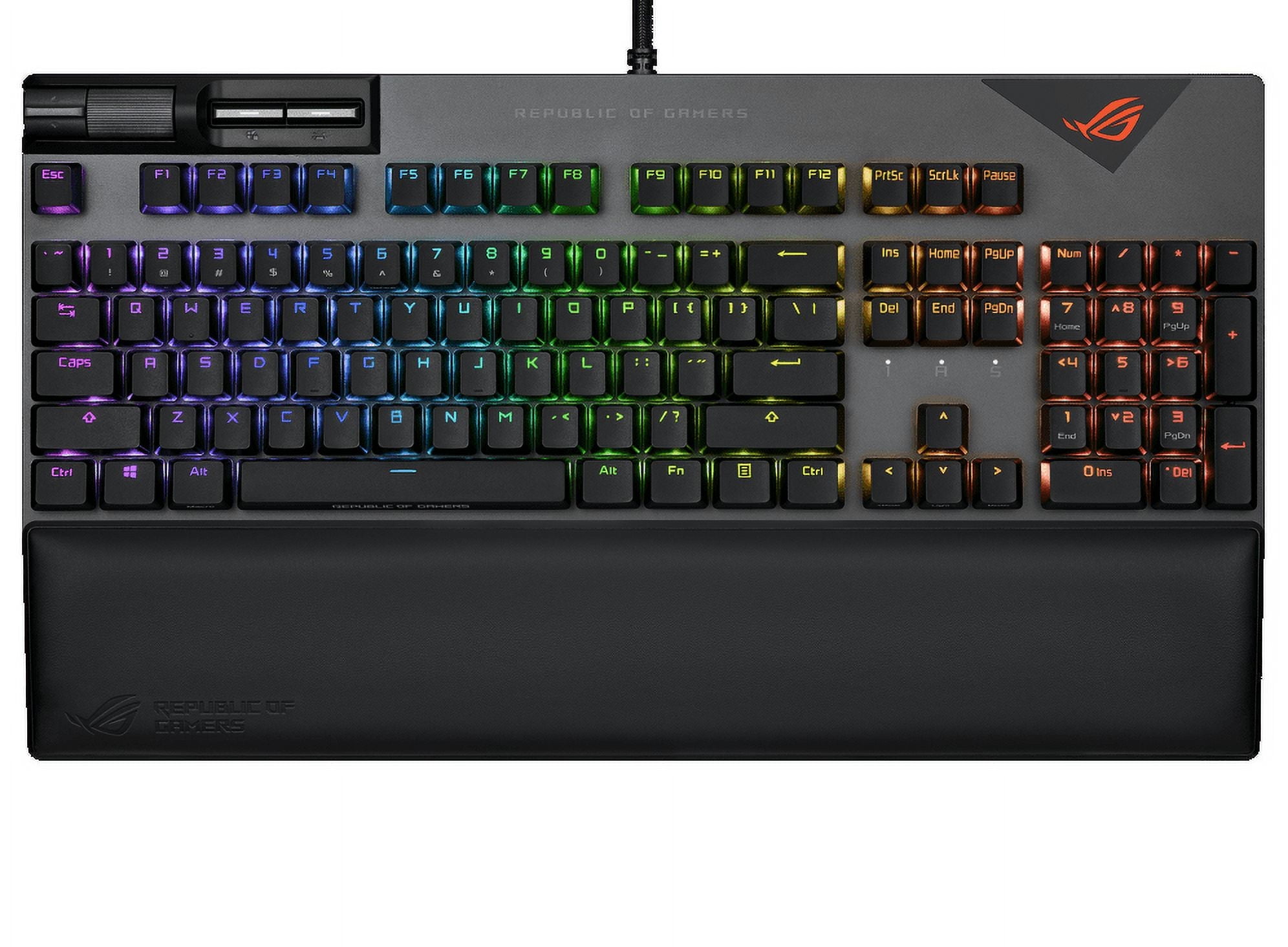 ASUS ROG Strix Flare II LED Mechanic Wired Gaming Keyboard with 8k Hz ...