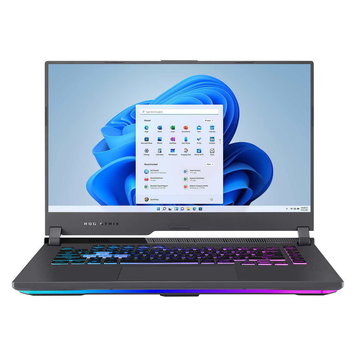 ASUS ROG Strix G15 Gaming Laptop, AMD 8-Core Ryzen 7 4800H, 15.6" FHD ...
