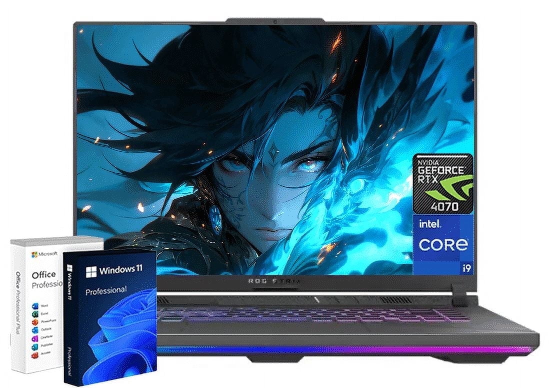ASUS ROG Strix G16 16” 165Hz Gaming Laptop, GeForce RTX 4070, Intel ...