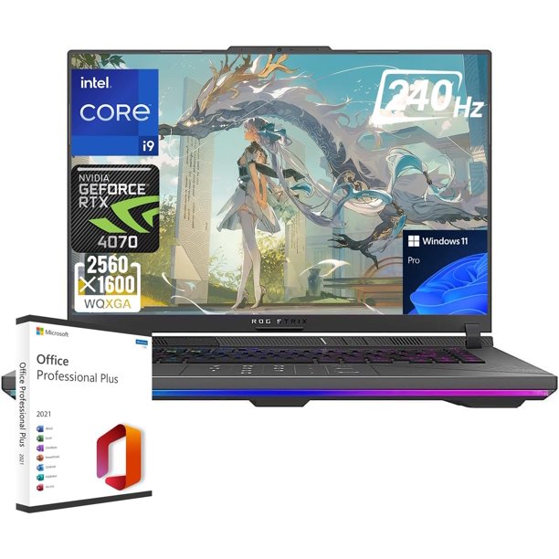 ASUS ROG Strix G16 16” Gaming Laptop, Intel i9-14900HX, ‎NVIDIA GeForce ...