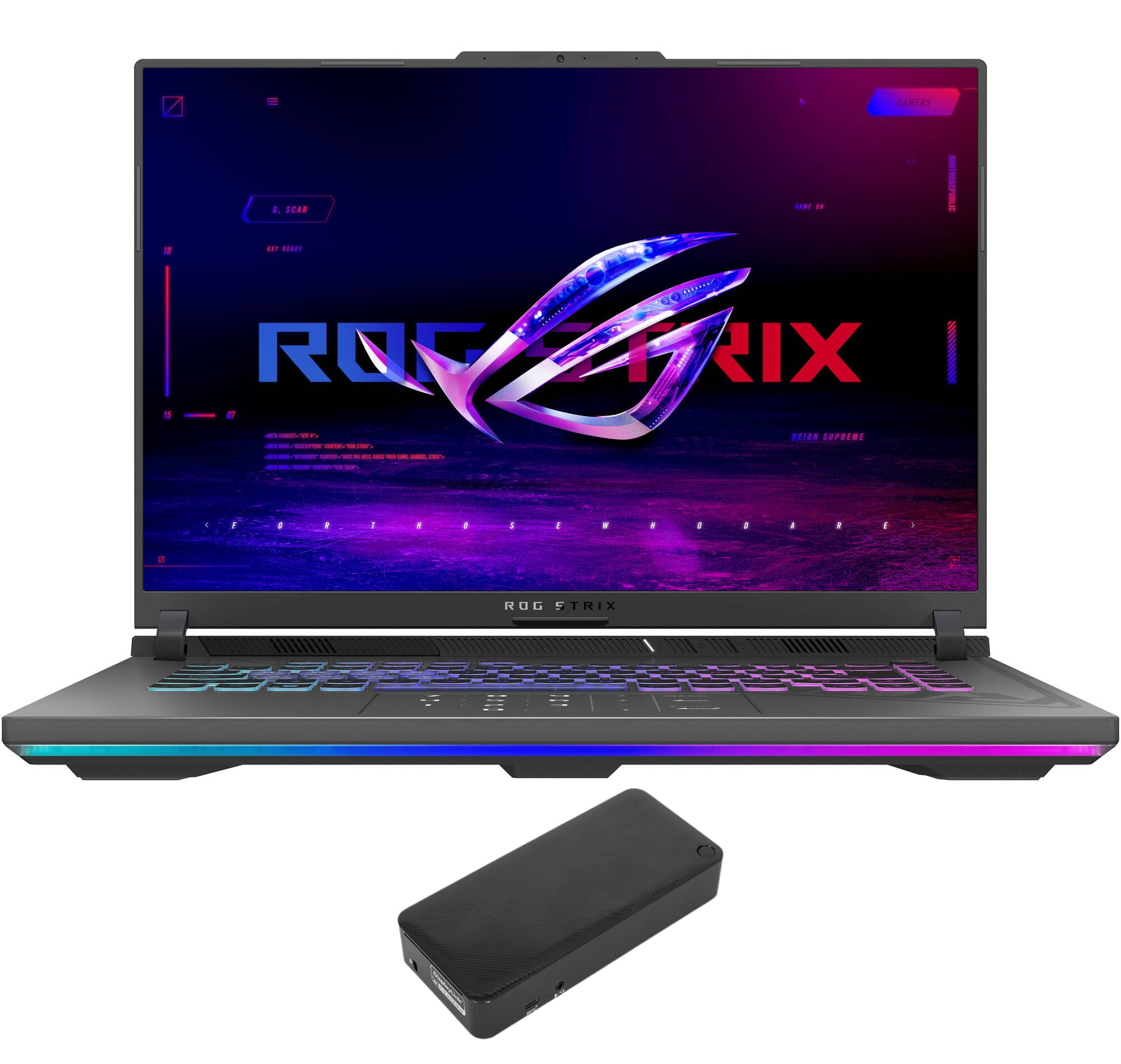 ASUS ROG Strix G16 Gaming/Entertainment Laptop (Intel i9-13980HX 24 ...