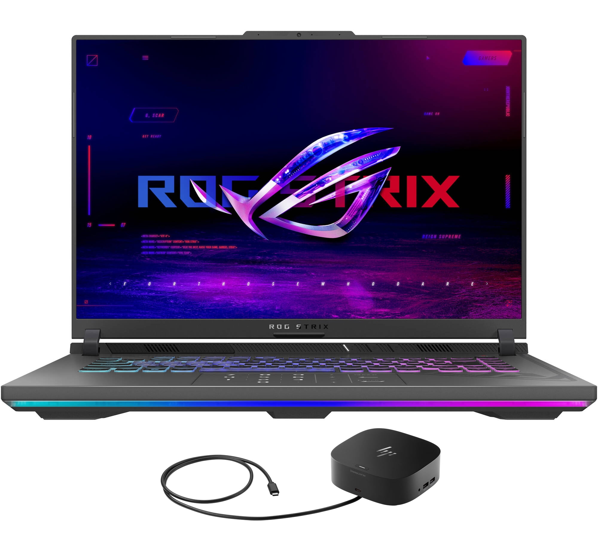ASUS ROG Strix G16 Gaming/Entertainment Laptop (Intel i9-13980HX 24 ...
