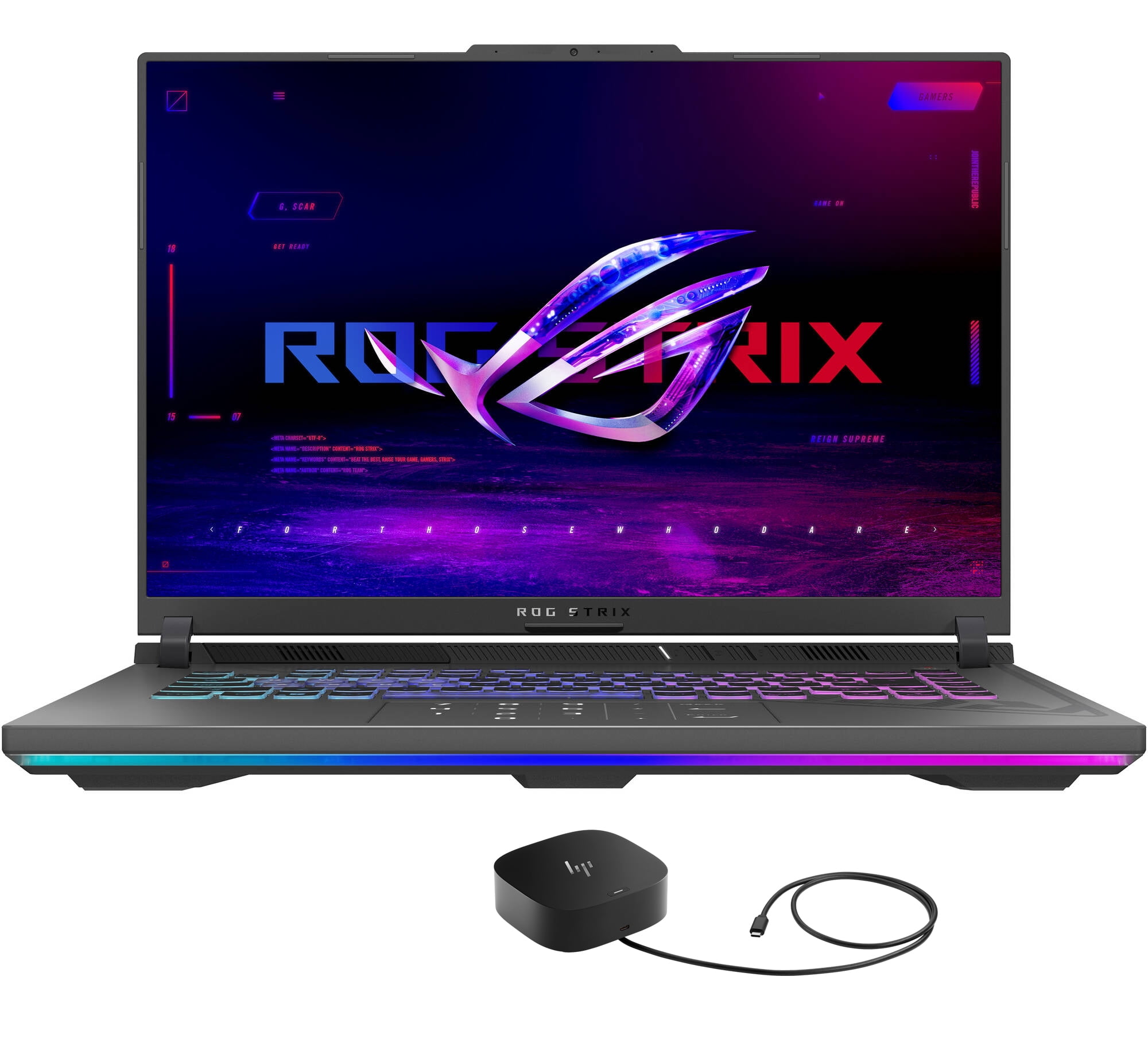 ASUS ROG Strix G16 Gaming/Entertainment Laptop (Intel i9-13980HX 24 ...