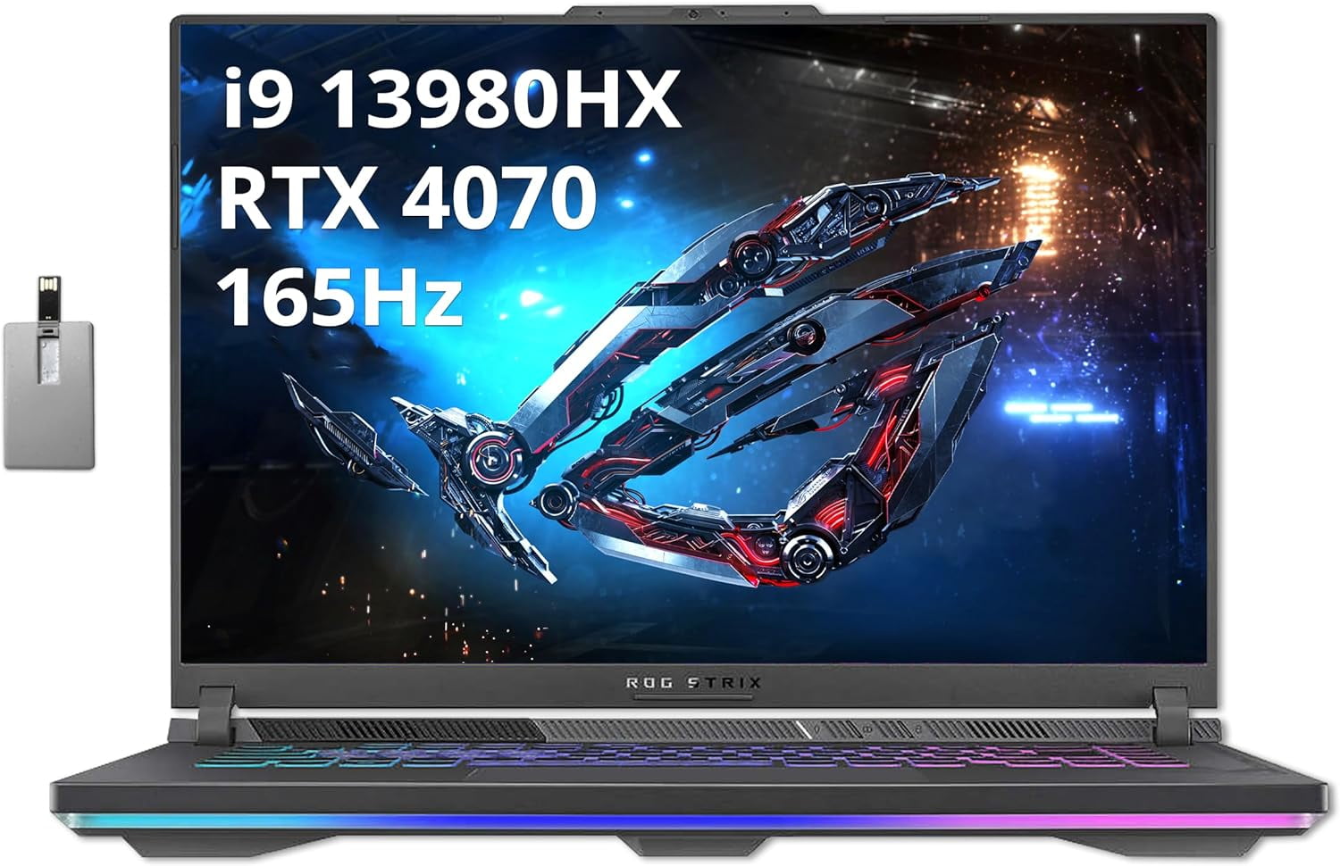 ASUS ROG Strix G16 Gaming Laptop, 16" FHD 165Hz, Intel Core i9-13980HX ...