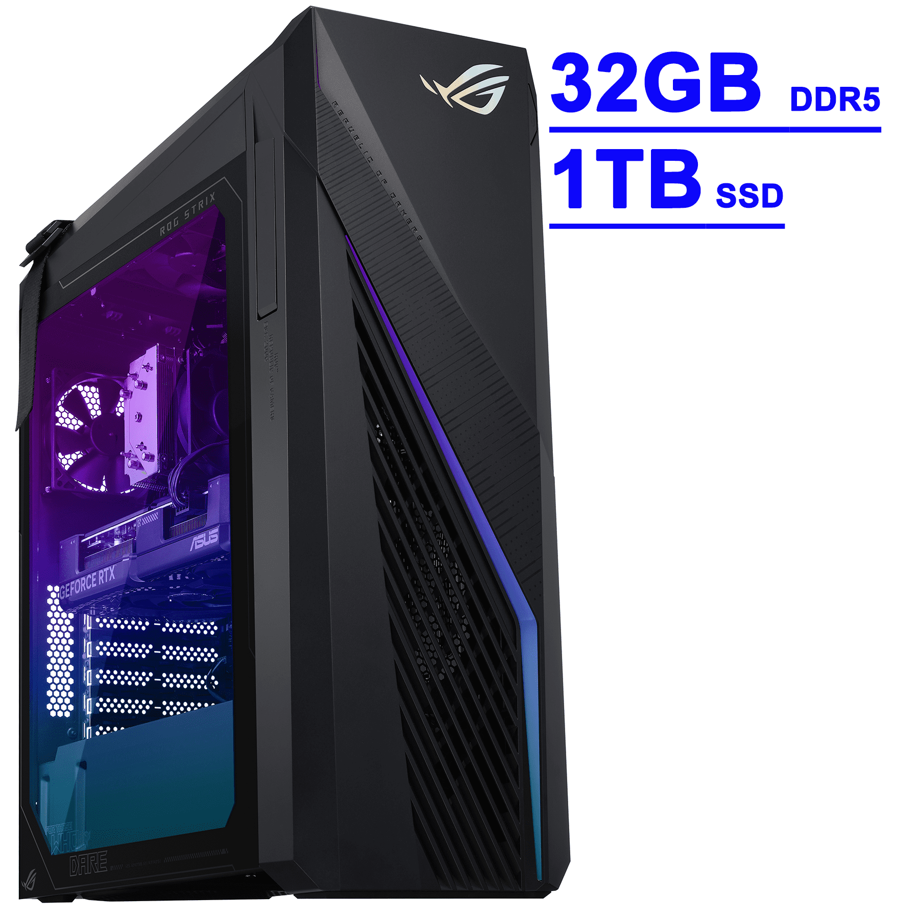 ASUS ROG Strix G16CHR Premium Gaming Desktop Intel 20-core i7-14700F ...