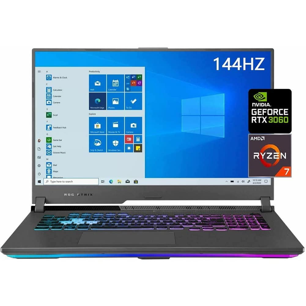 ASUS ROG Strix G17 Gaming Laptop, 17.3" 144 Hz FHD IPS Display, NVIDIA ...