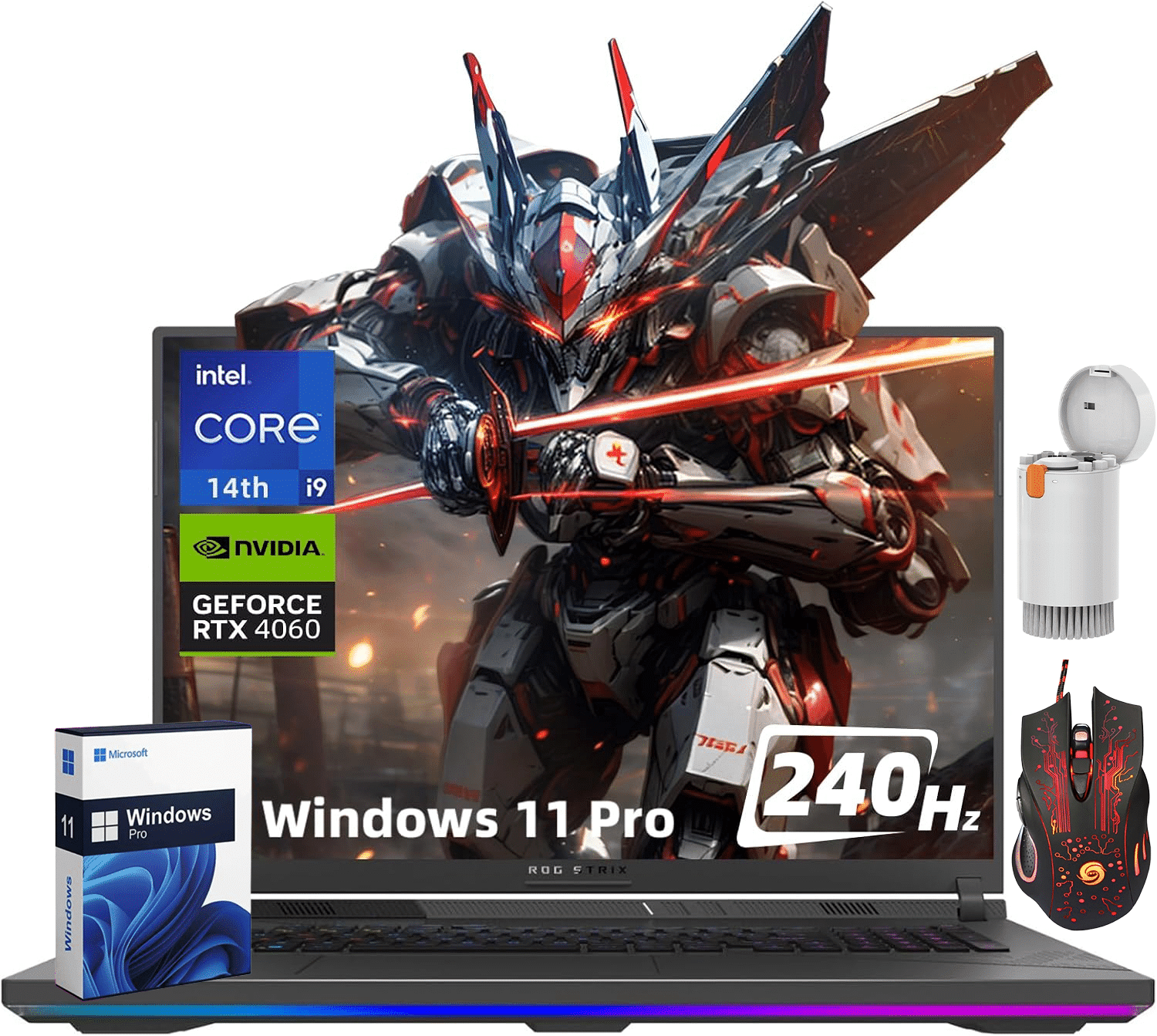 ASUS ROG Strix G18 18" Gaming Laptop, Intel i9-14900HX, GeForce RTX 4060, 64GB DDR5, 2TB SSD ...