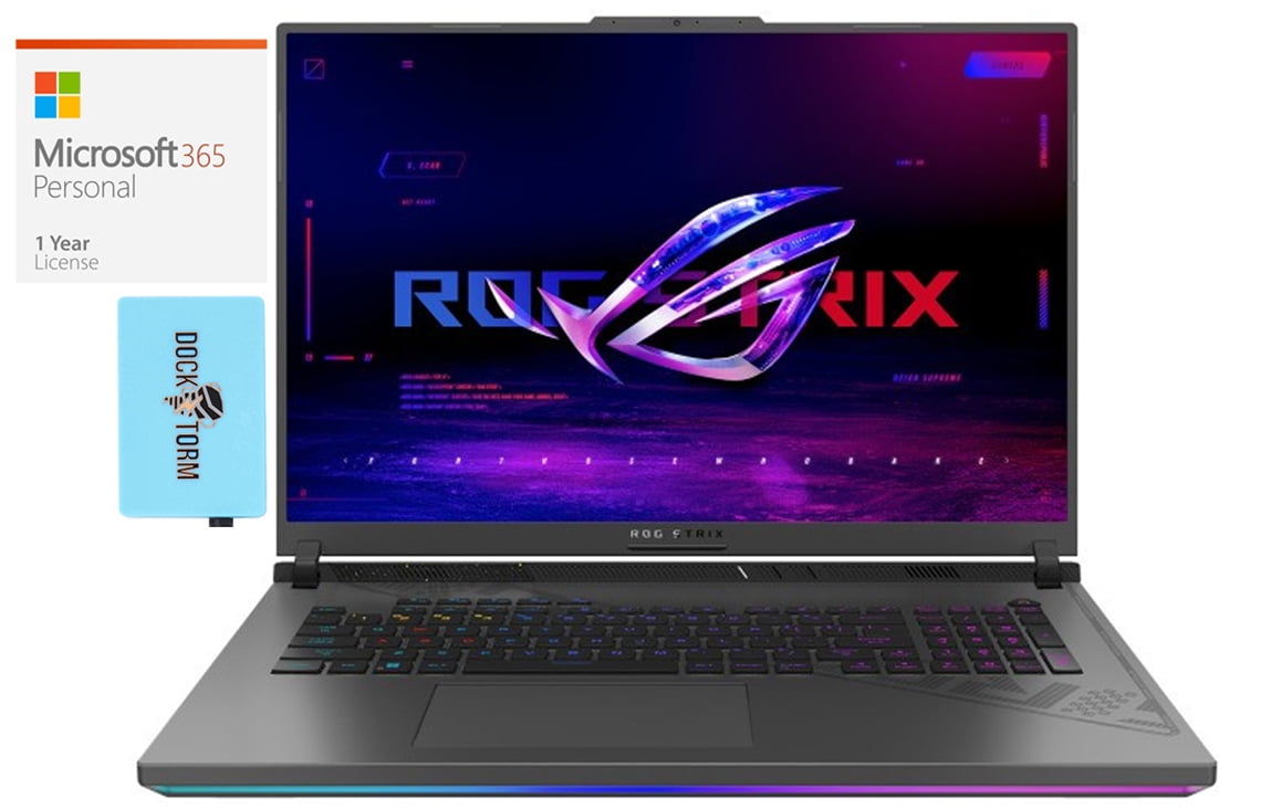 ASUS ROG Strix G18 Gaming/Entertainment Laptop (Intel i9-14900HX 24 ...