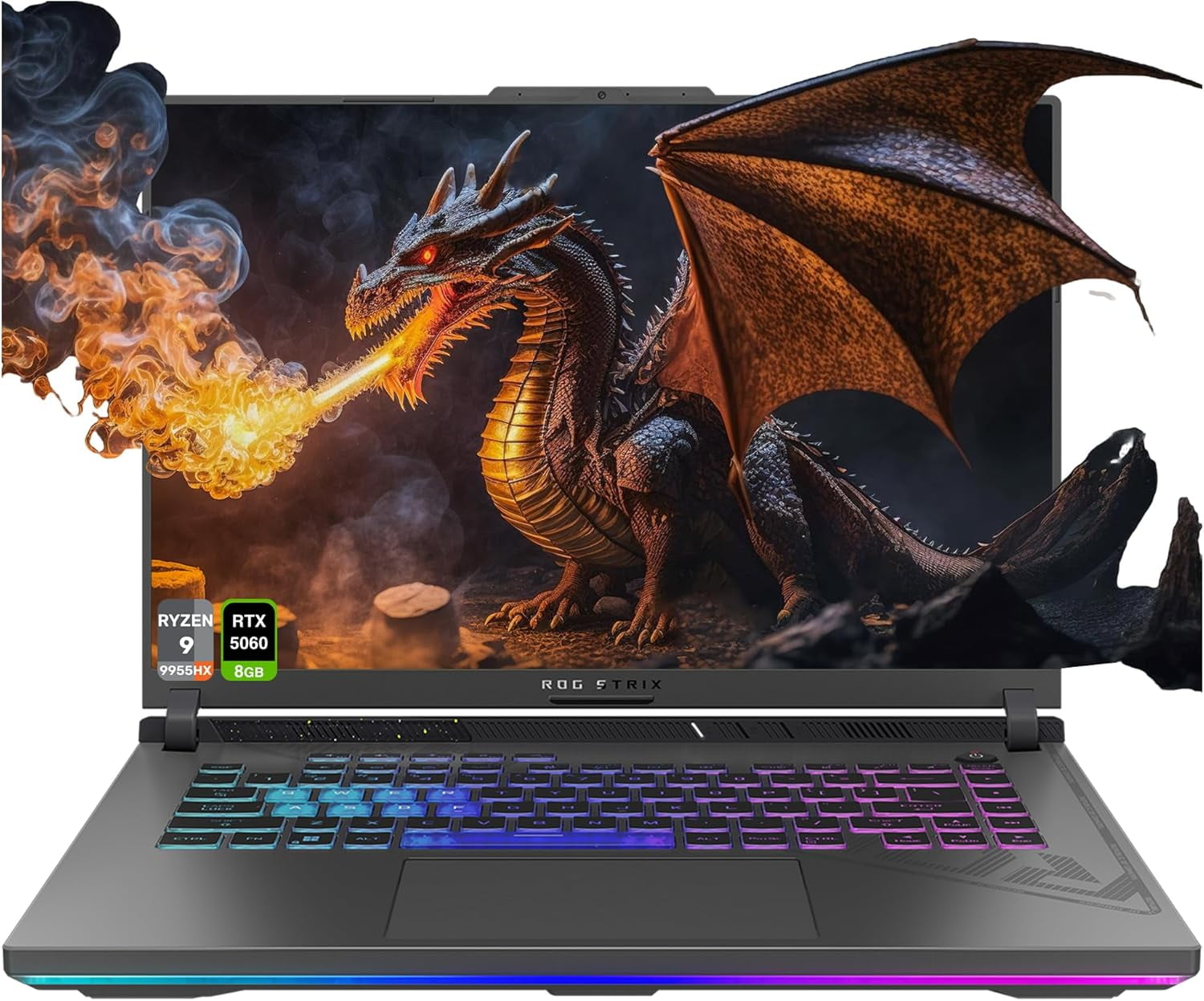 ASUS ROG Strix G18 Gaming Laptop, AMD Ryzen 9-8940HX, 32 GB DDR5 RAM, 2 ...
