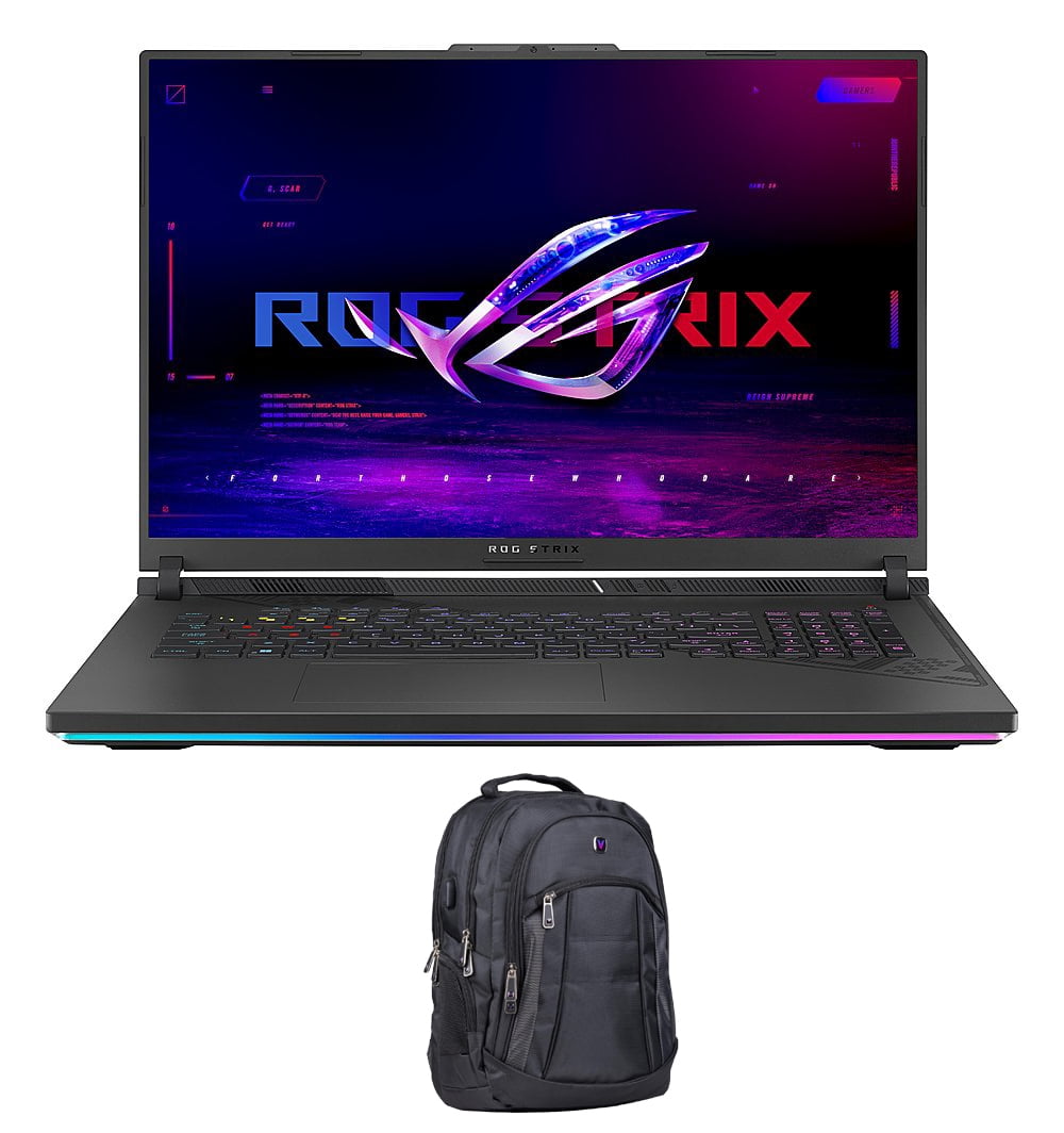 ASUS ROG Strix G18 Gaming Laptop (Intel i9-13980HX 24-Core, 18in 240 Hz Wide QXGA (2560x1600 ...