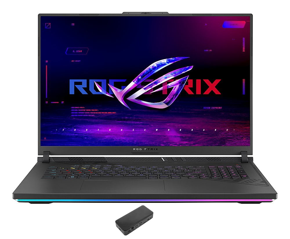 ASUS ROG Strix G18 Gaming Laptop (Intel i9-13980HX 24-Core, 18in 240 Hz ...