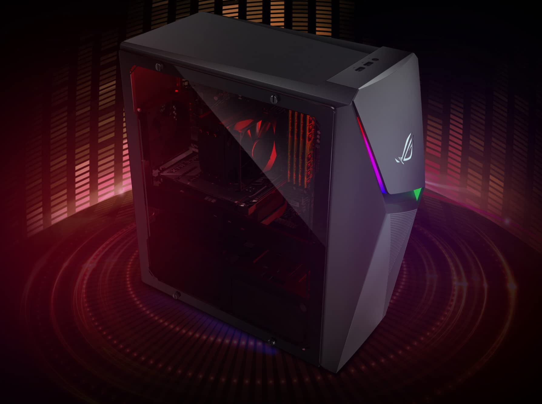 ASUS ROG Strix GL10 Gaming Desktop Computer, AMD Hexa-Core Ryzen 5 ...