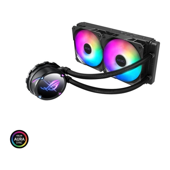 ASUS ROG Strix LC II 240 ARGB All-in-one AIO Liquid CPU Cooler 240mm ...