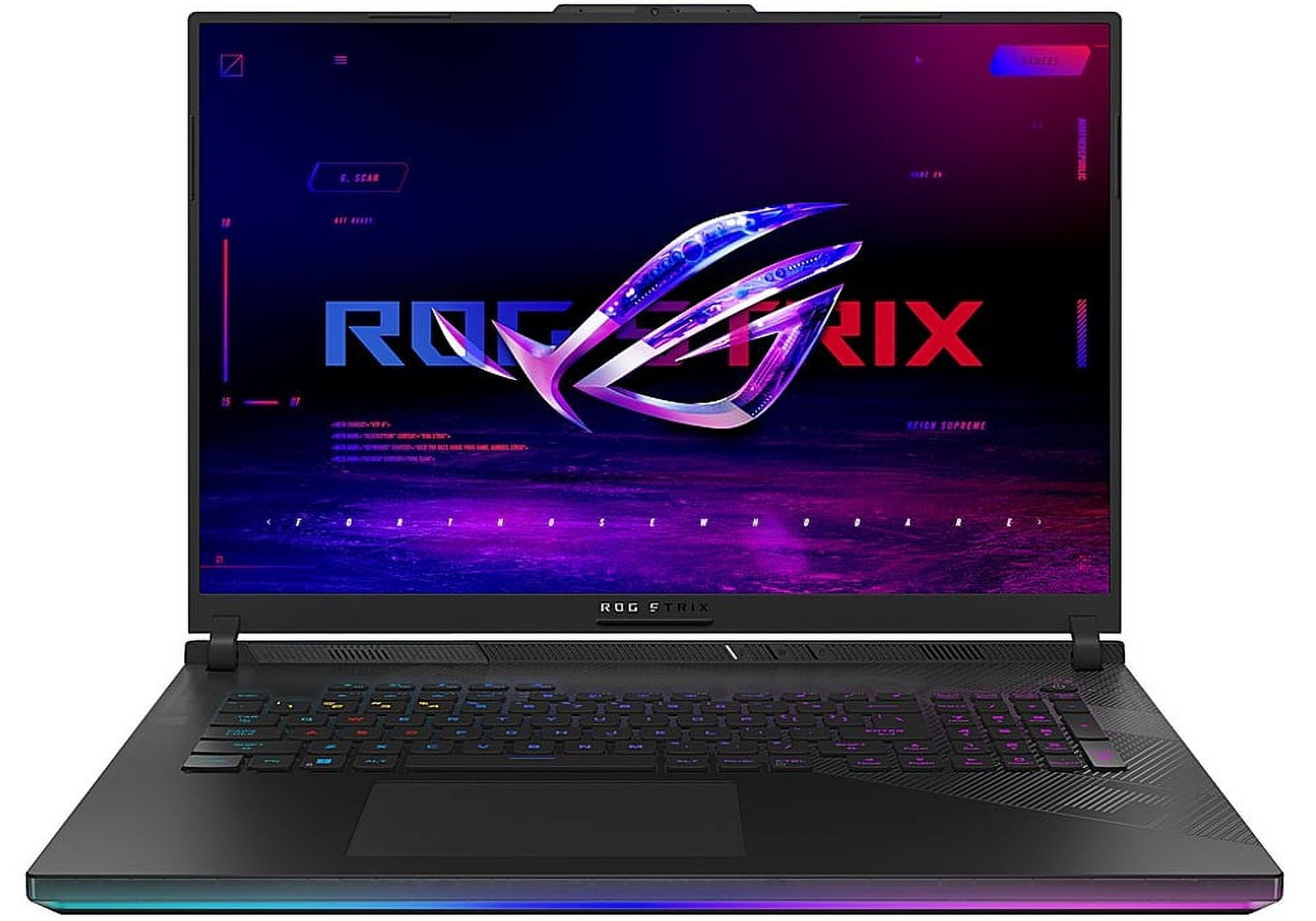 ASUS ROG Strix SCAR 18 Gaming Laptop (Intel i9-14900HX 24-Core, 18in 240 Hz Wide QXGA (2560x1600 ...