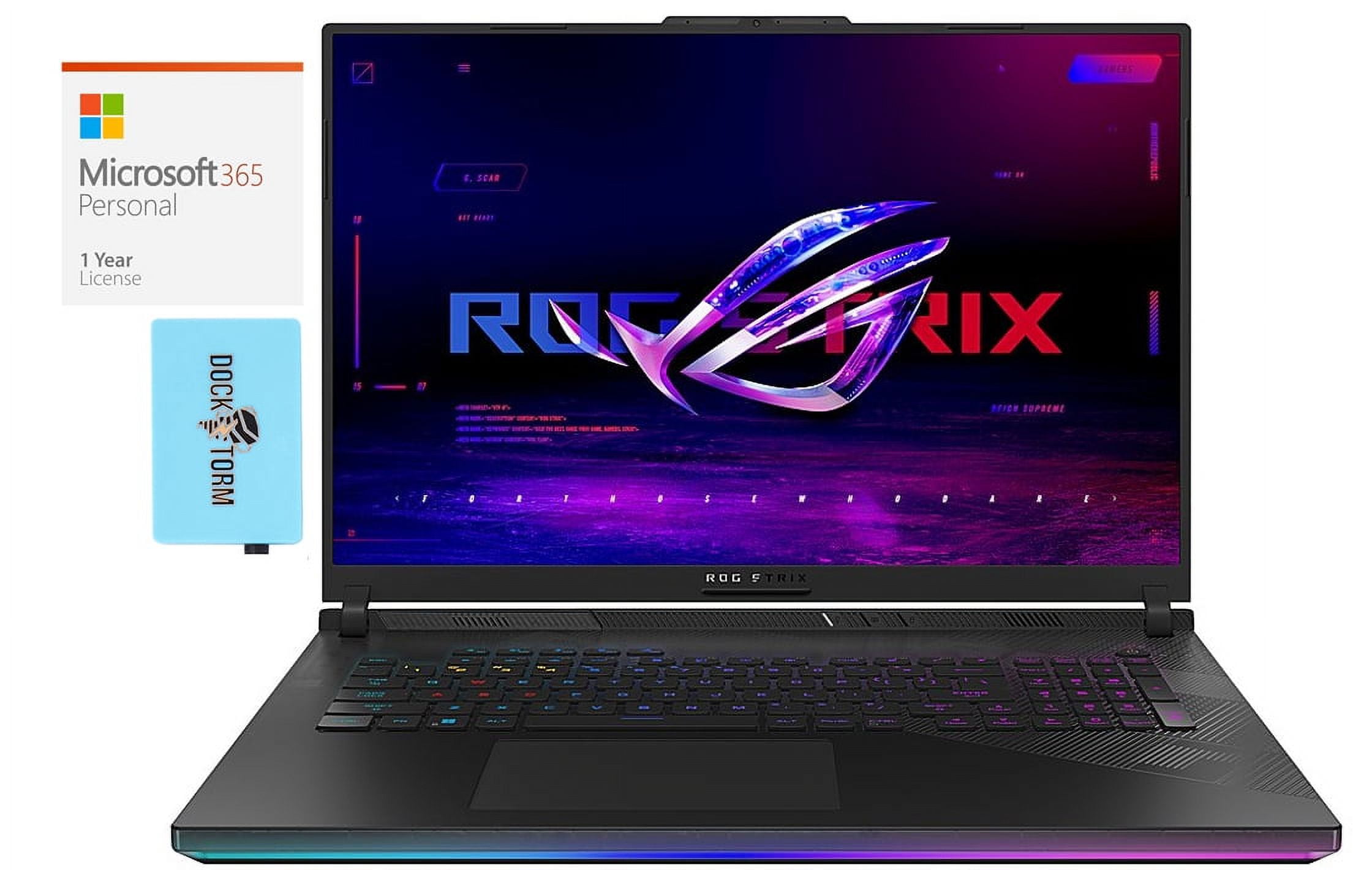 ASUS ROG Strix SCAR 18 Gaming Laptop (Intel i9-14900HX 24-Core, 18in ...