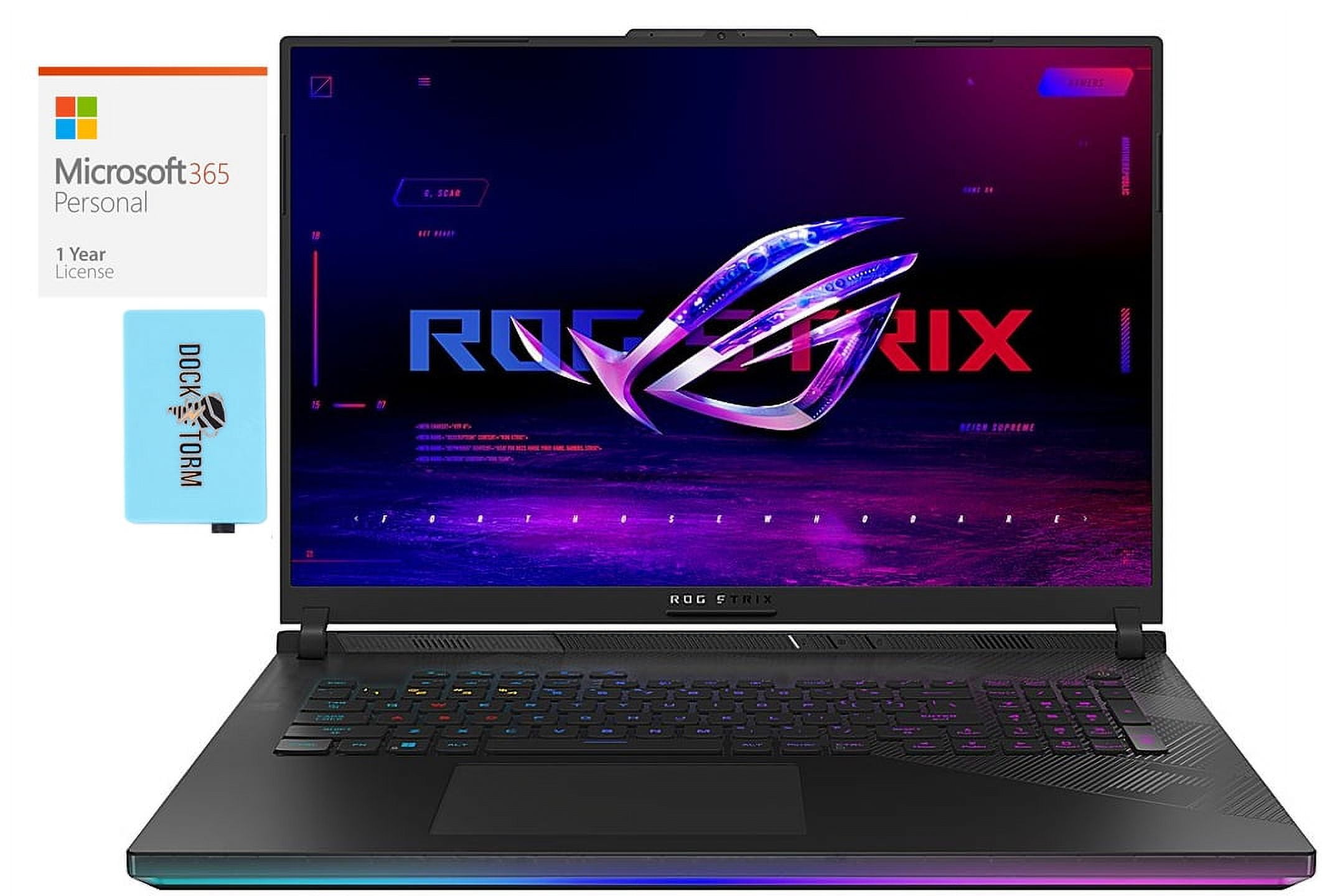 ASUS ROG Strix SCAR 18 Gaming Laptop (Intel i9-14900HX 24-Core, 18in ...