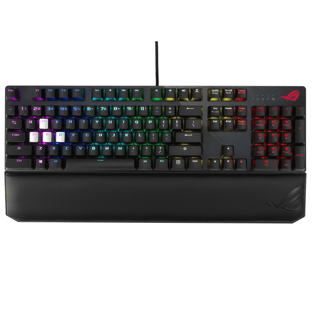 ASUS ROG Strix Scope NX Deluxe Gaming Keyboard with Red Switches, Aura ...