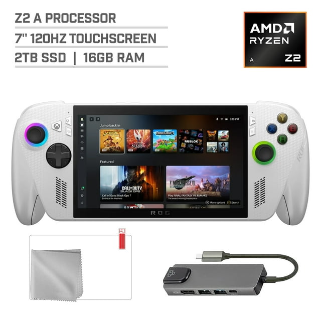 ASUS ROG Xbox Ally 2TB SSD AMD Ryzen Z2 A CPU Gaming Handheld 7-inch ...