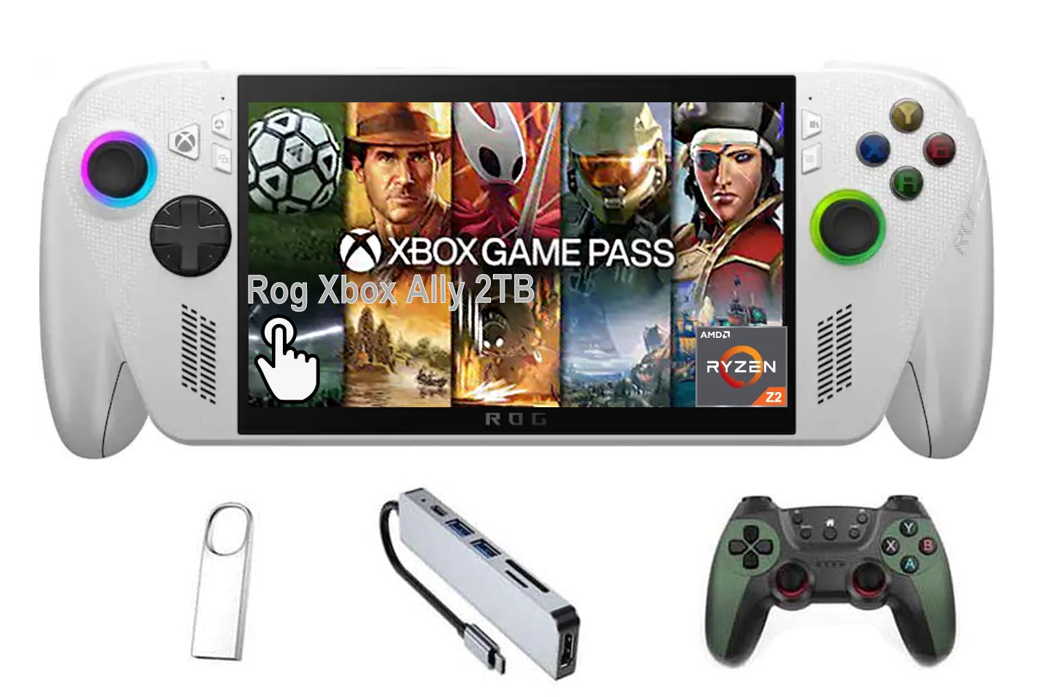 ASUS ROG Xbox Ally 7" FHD Gaming Handheld Console, 120Hz IPS LED Touch ...