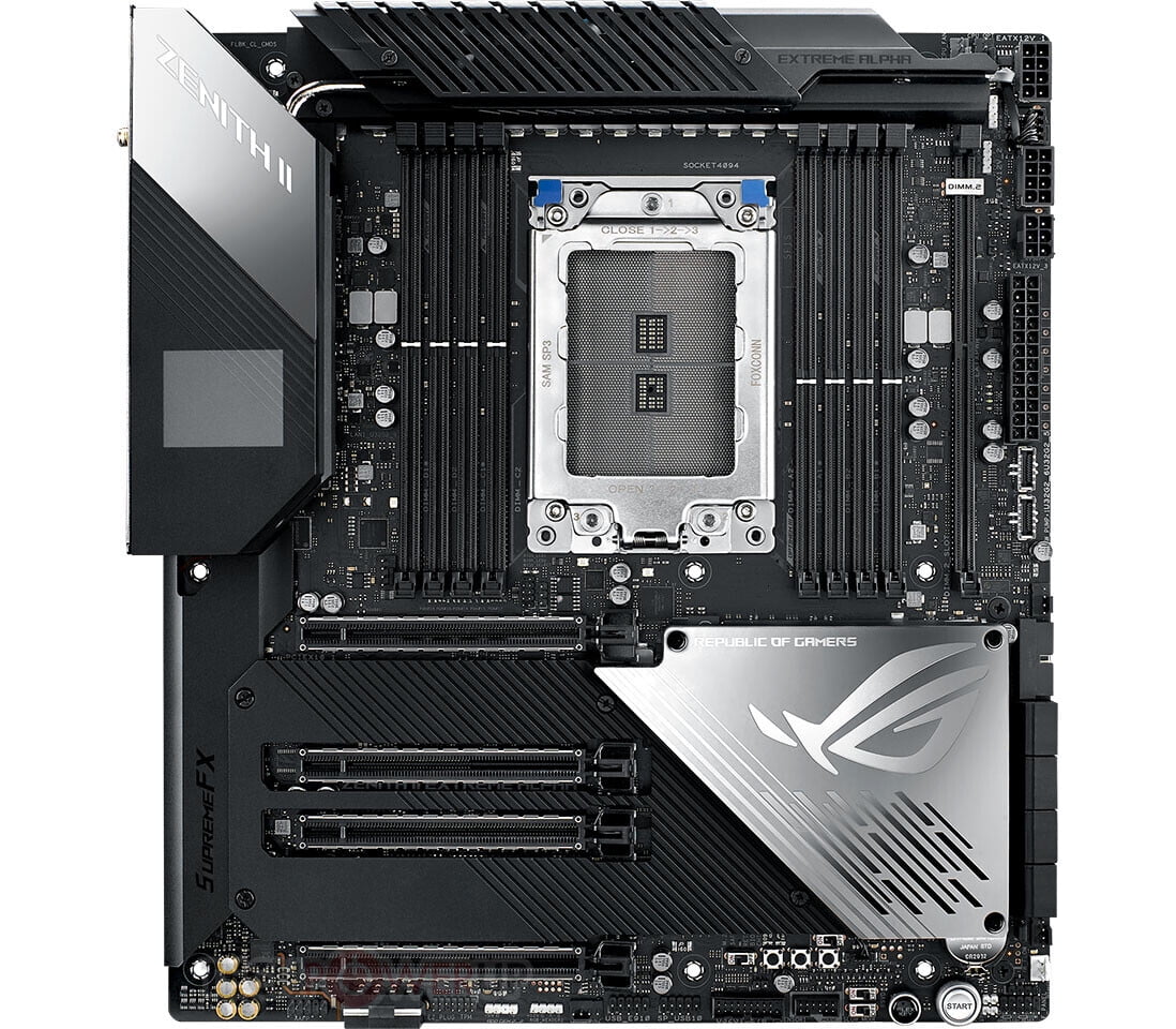Asus ROG Zenith II Extreme Alpha Desktop Motherboard - AMD Chipset ...