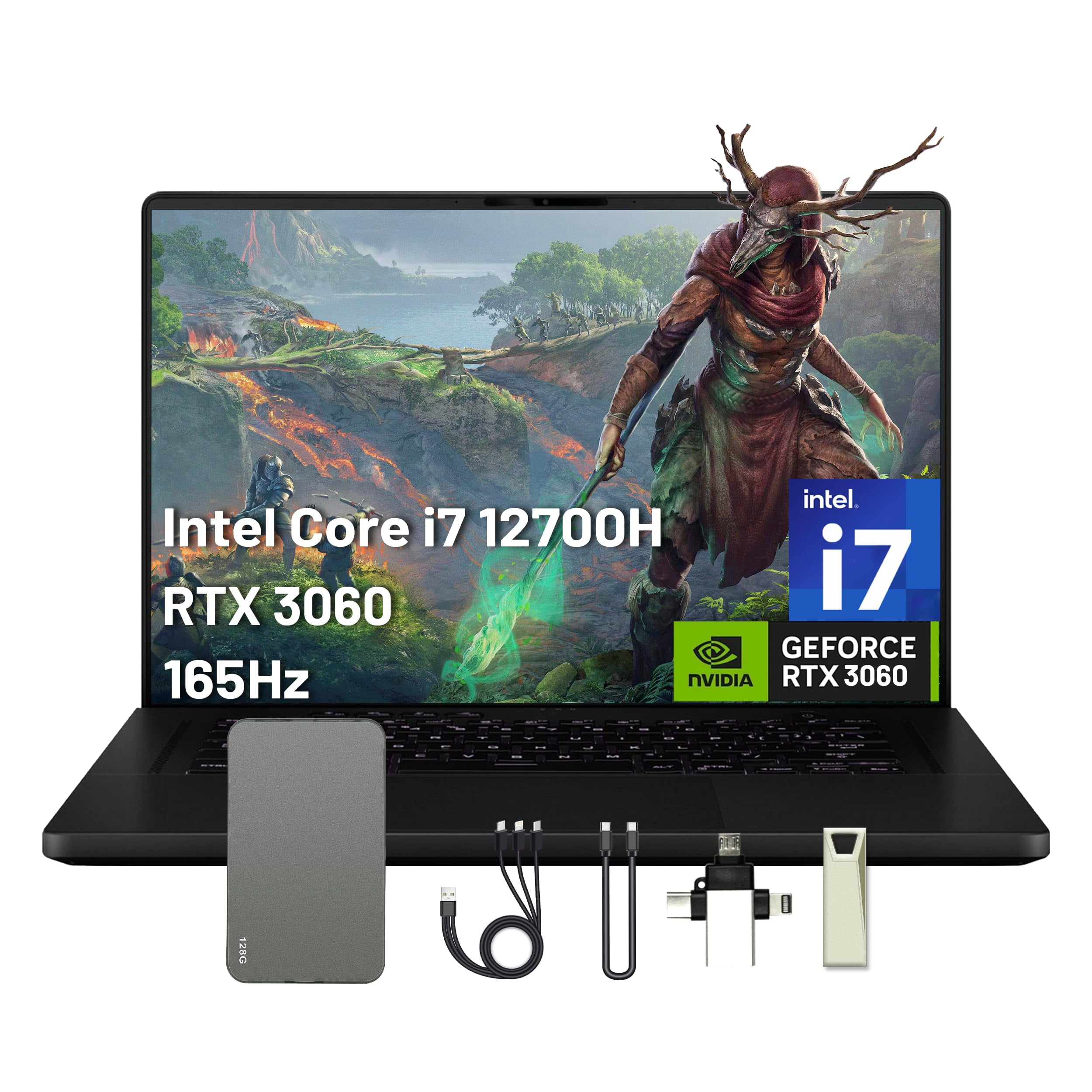 ASUS ROG Zephyrus 16" WUXGA 165Hz Gaming Laptop, 16GB DDR5, 512GB PCIe ...