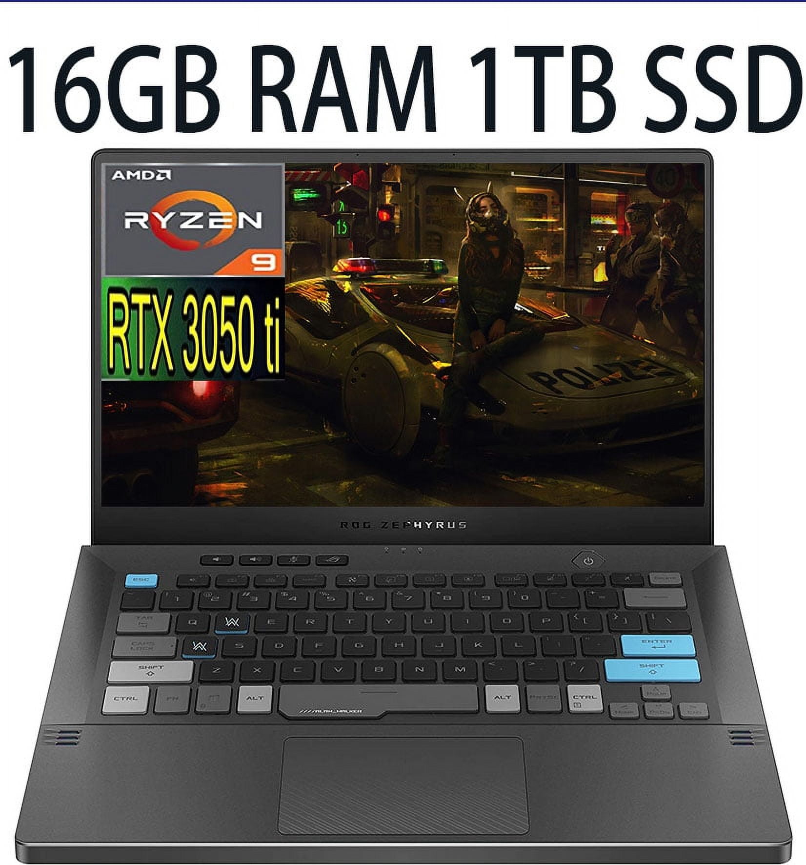 ASUS ROG Zephyrus G14 14 Special Edition Gaming Laptop, AMD 8-Core ...