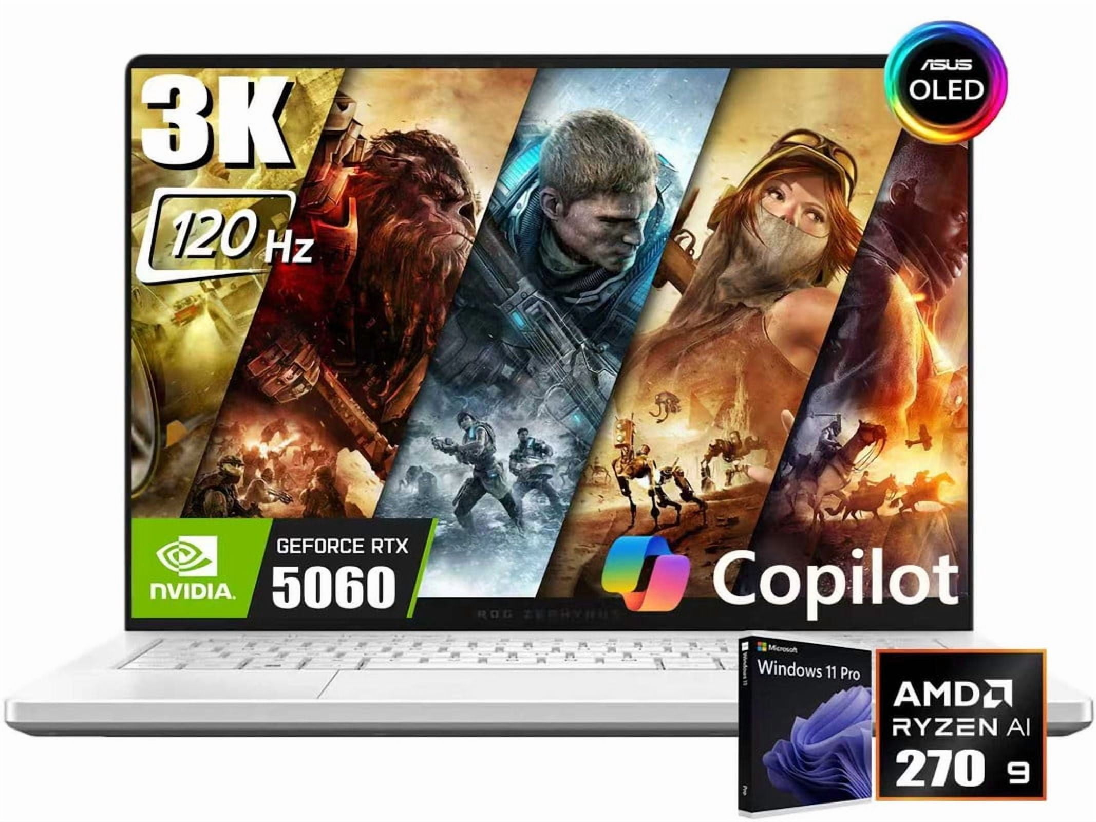 ASUS ROG Zephyrus G14 Gaming Laptop, 14" 2880 x 1800 3K 120Hz ROG ...