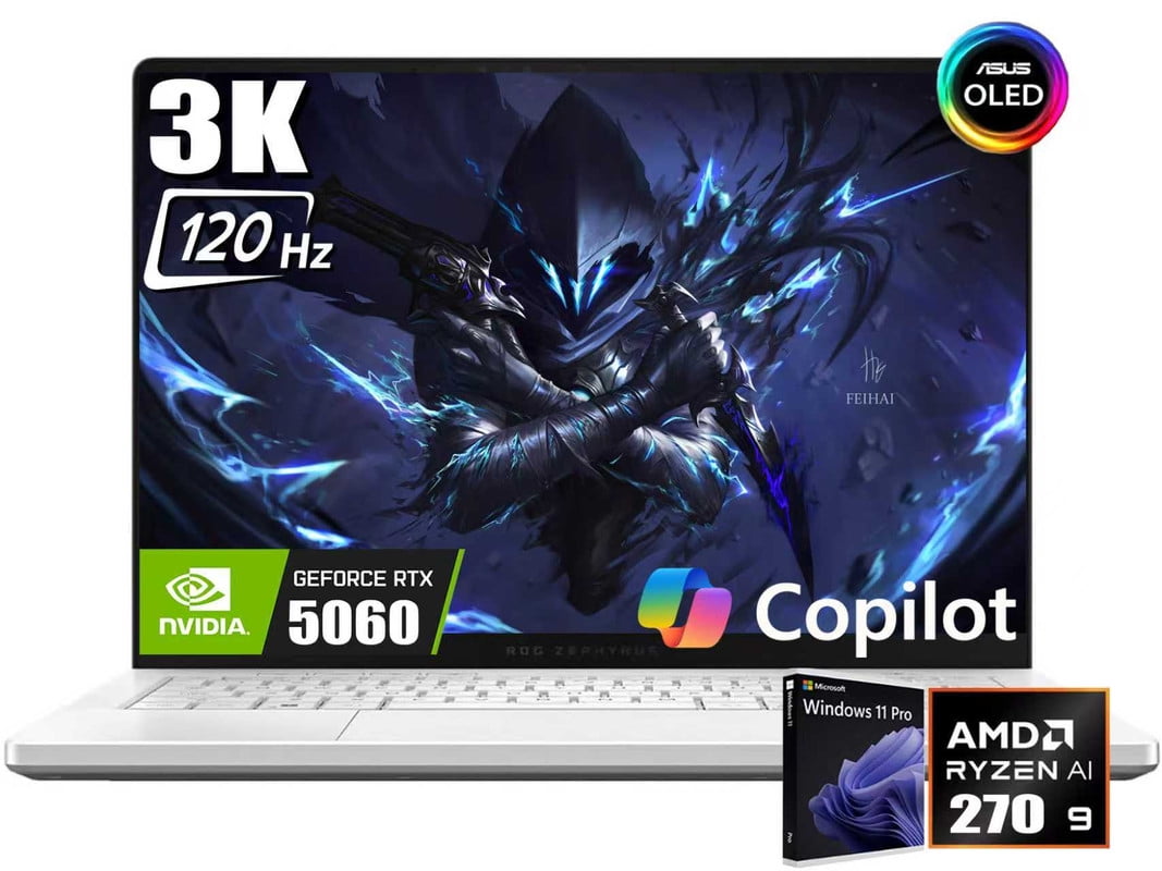 ASUS ROG Zephyrus G14 Gaming Laptop, 14" 2880 x 1800 3K 120Hz ROG ...