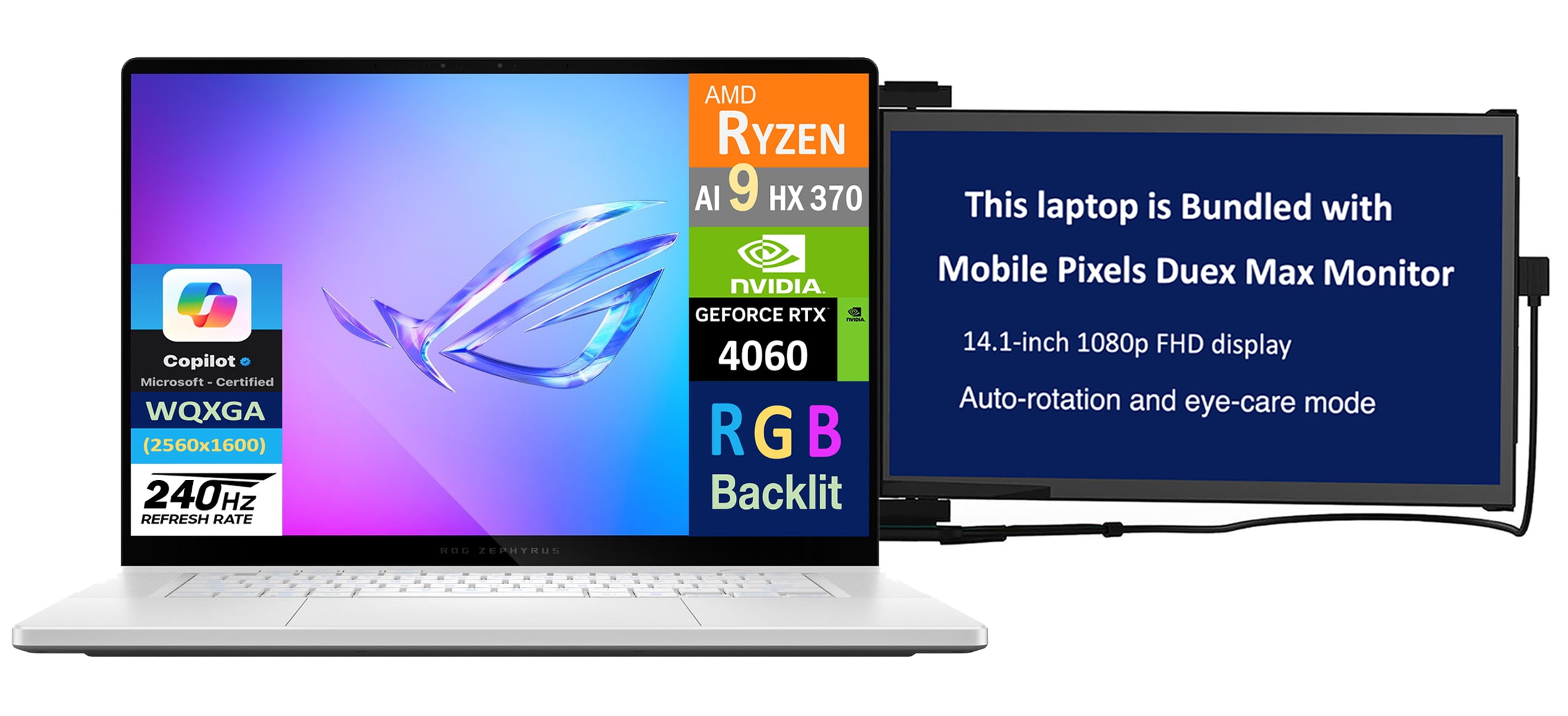 ASUS ROG Zephyrus G16 Gaming Laptop 16.0in 240Hz AMOLED WQXGA Display ...