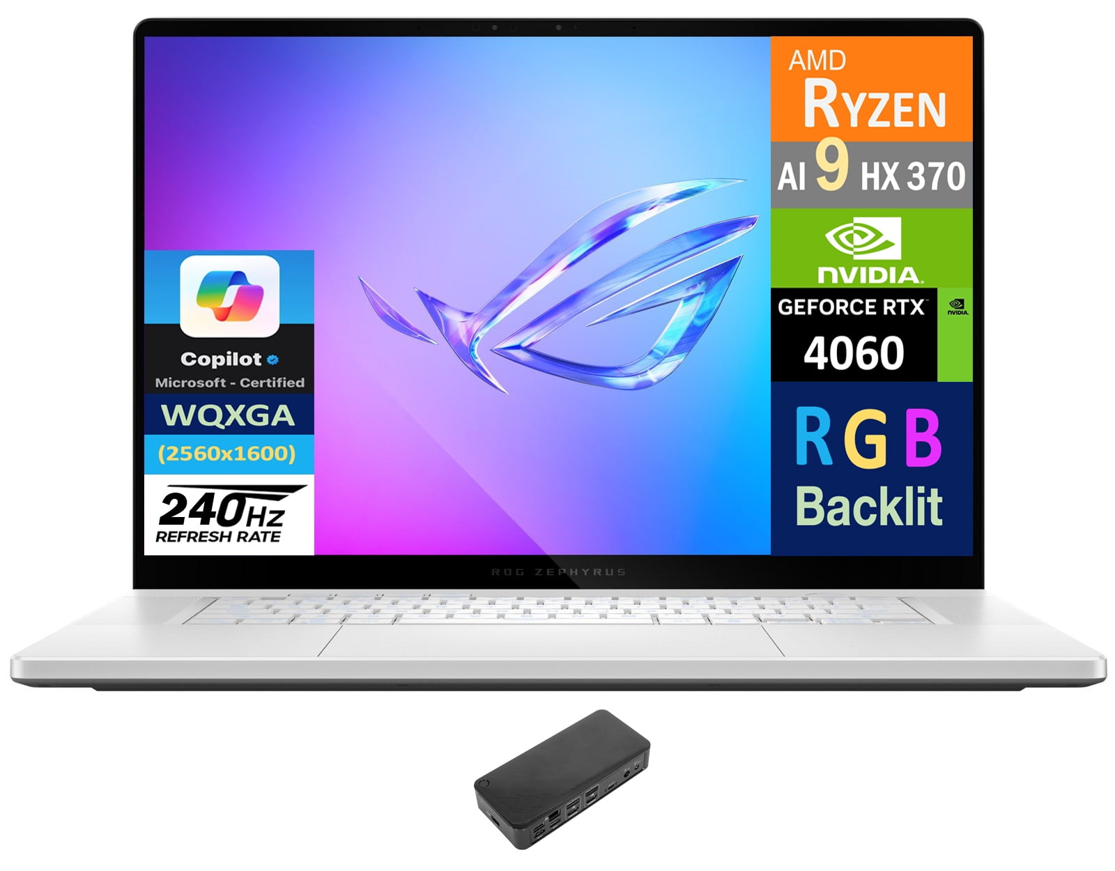 ASUS ROG Zephyrus G16 Gaming Laptop 16.0in 240Hz AMOLED WQXGA Display ...