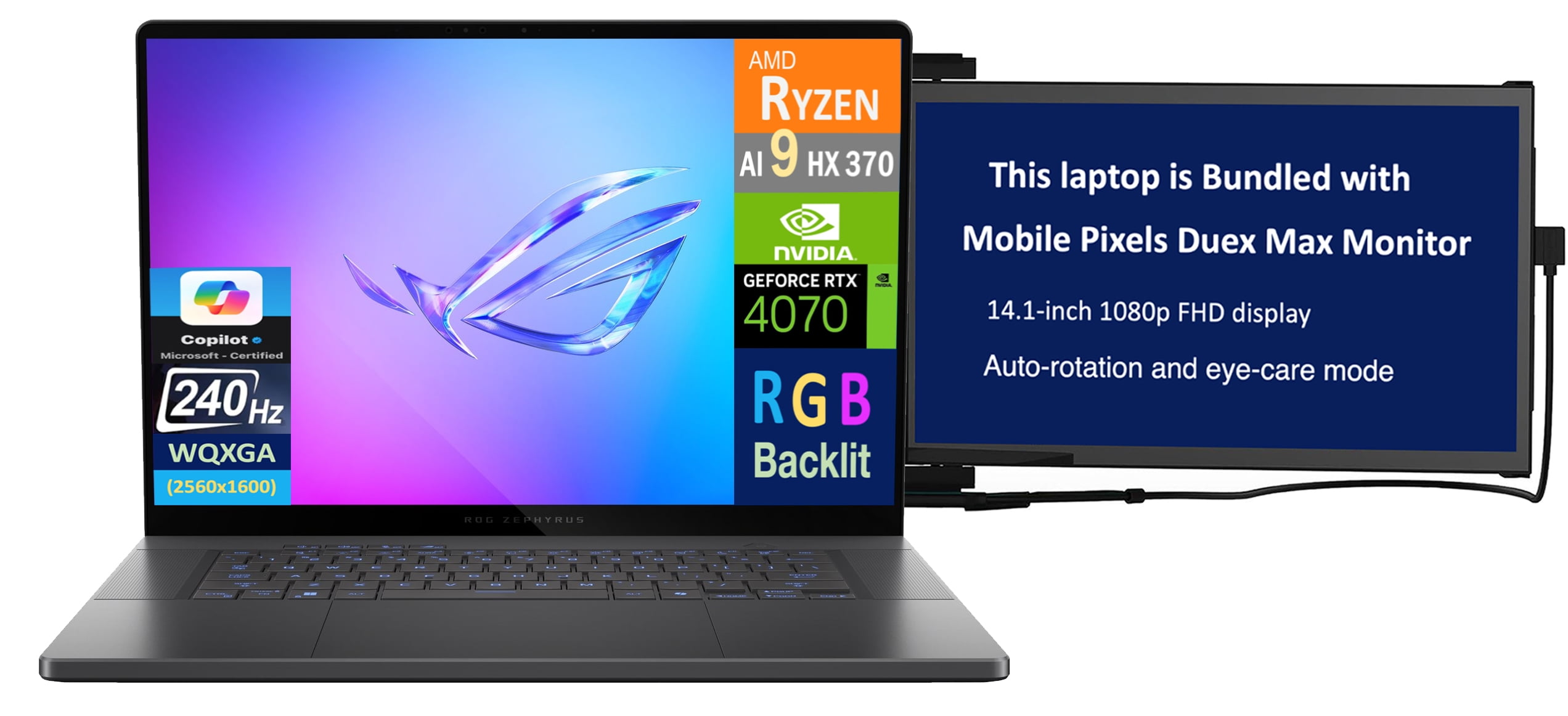 ASUS ROG Zephyrus G16 Gaming Laptop 16.0in 240Hz OLED WQXGA Display ...