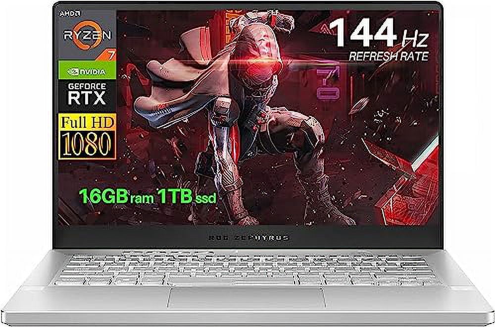 "ASUS ROG Zephyrus Gamer Laptop, 14"" FHD 144HZ, AMD Ryzen 7 5800HS ...