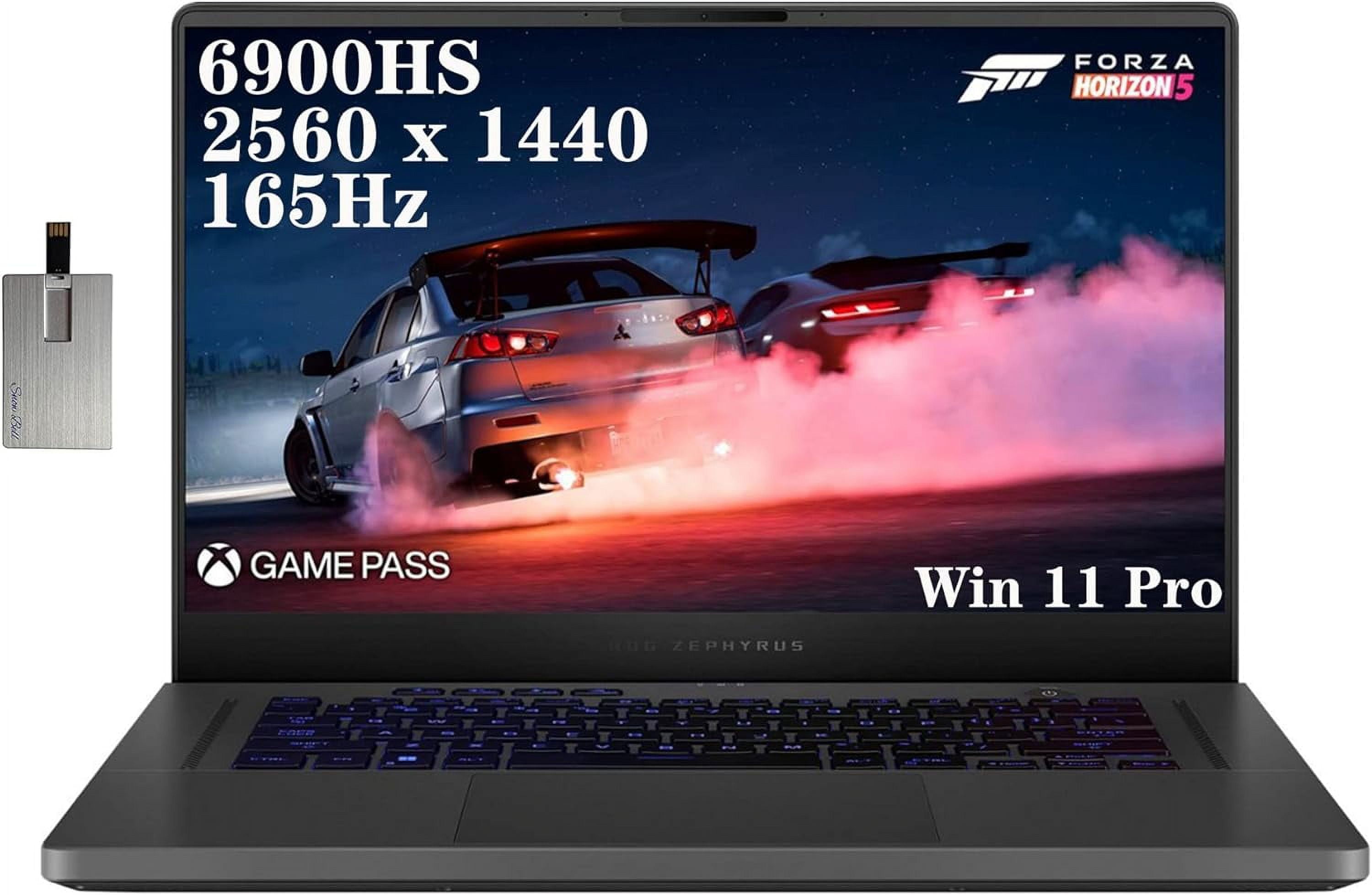 ASUS ROG Zephyrus Laptop, 15.6" WQHD 165Hz Gaming Laptop, AMD Ryzen 9 ...