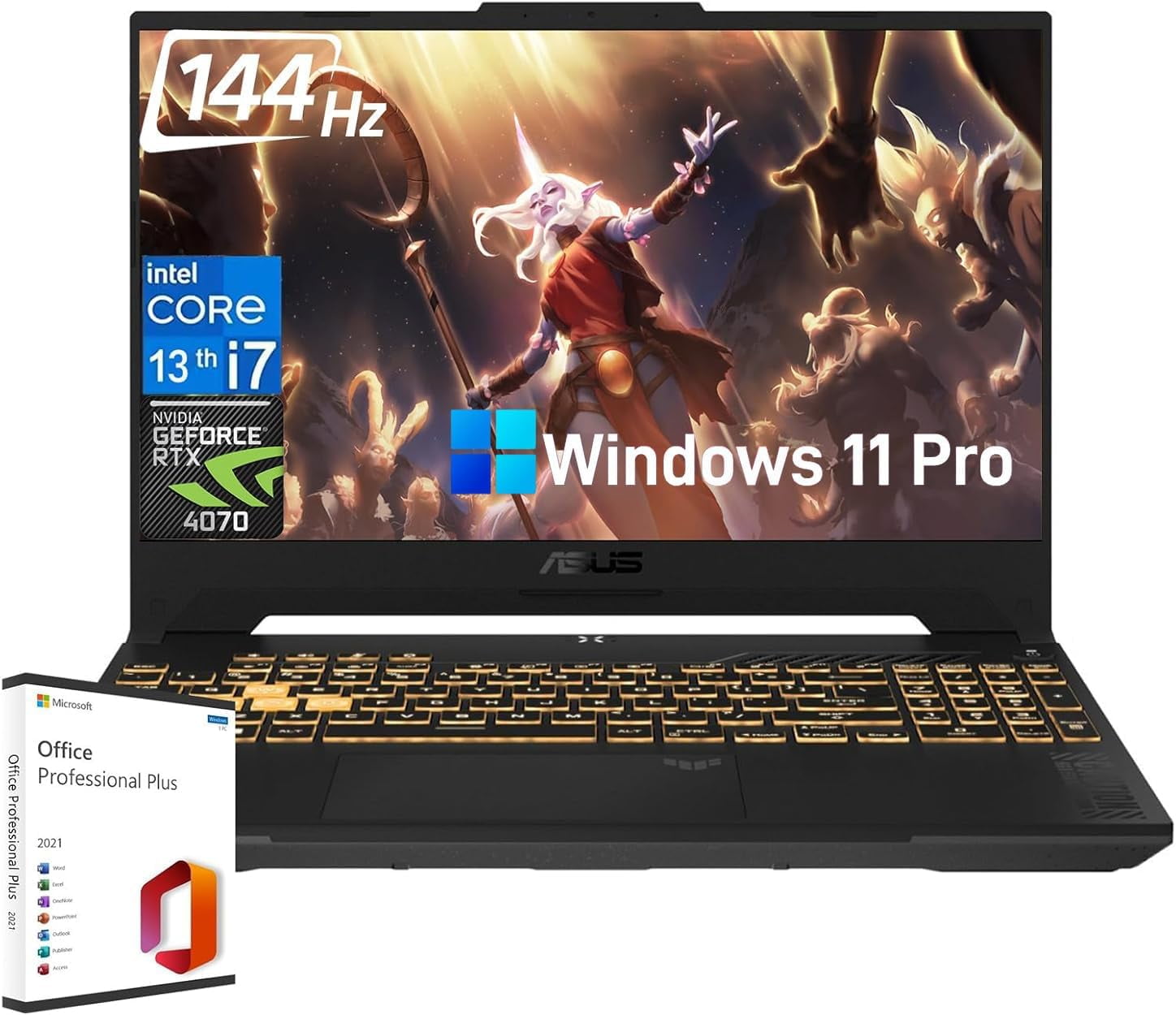 ASUS TUF 15.6" Gaming Laptop, Intel i7-13620H, NVIDIA GeForce RTX 4070 ...