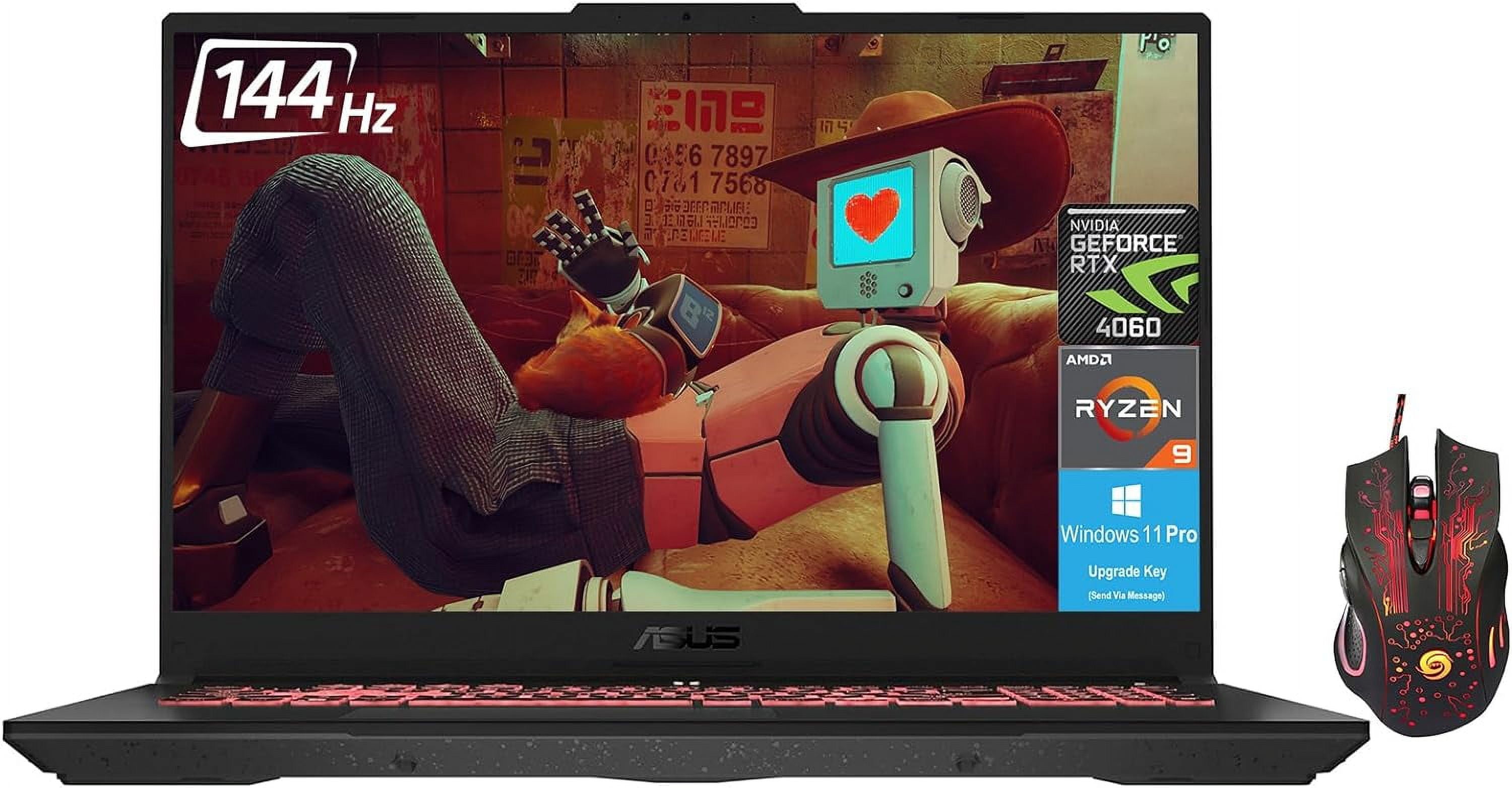 ASUS TUF 17.3" FHD Gaming Laptop, AMD Ryzen 9-7940HS, NVIDIA GeForce RTX 4060, 64GB DDR5, 1TB ...