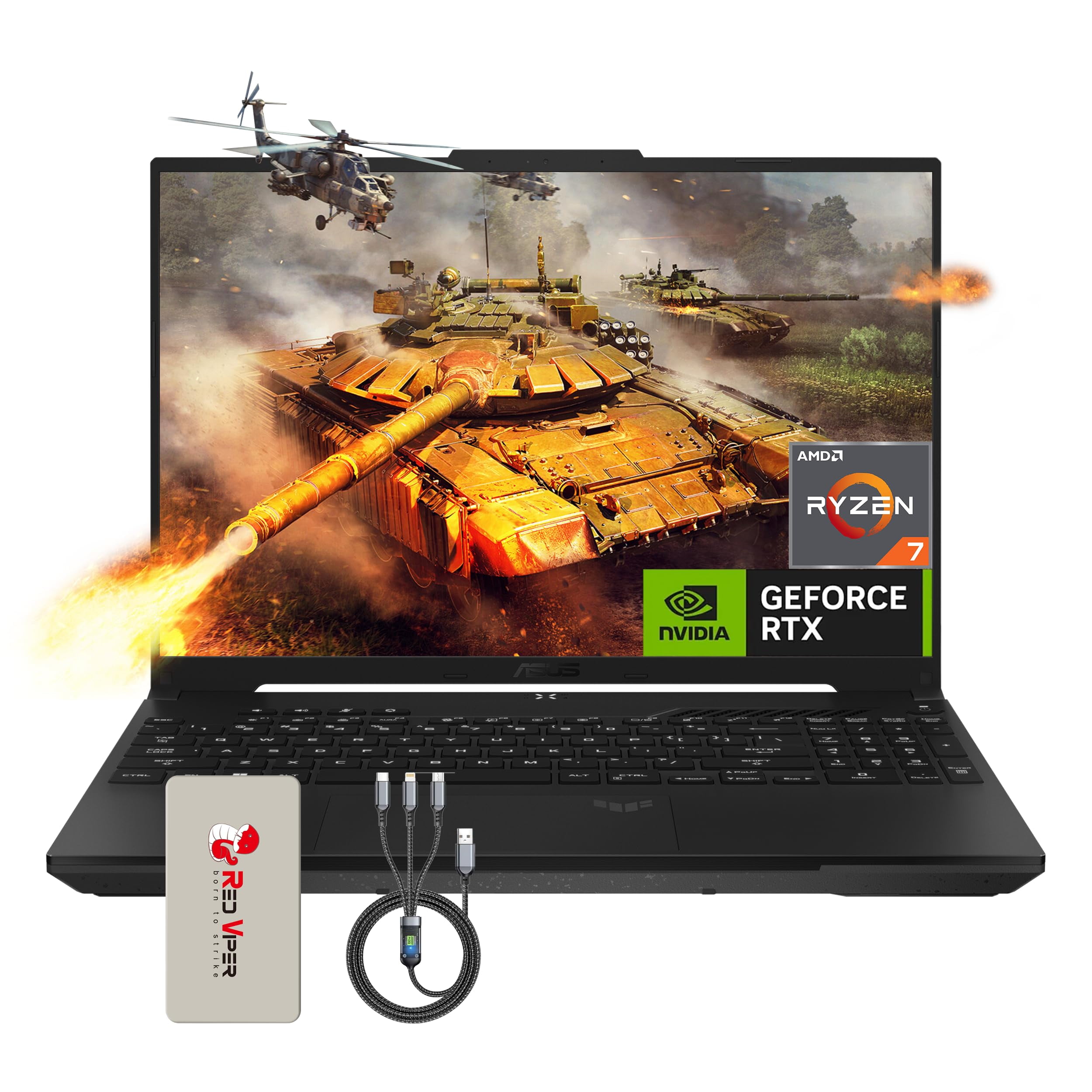 ASUS TUF A16 16'' 165Hz FHD Gaming Laptop, AMD Ryzen 7-7735HS, AMD ...