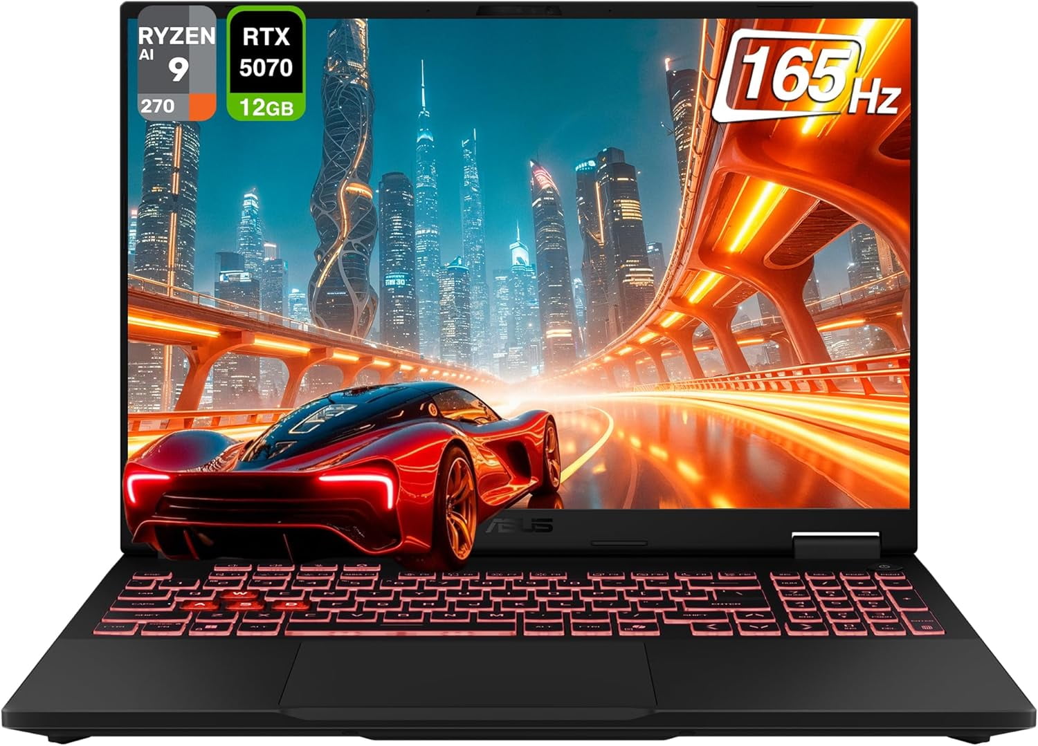 ASUS TUF A16 Copilot+ Gaming Laptop, AMD Ryzen AI 9 270, 32 GB DDR5 RAM ...