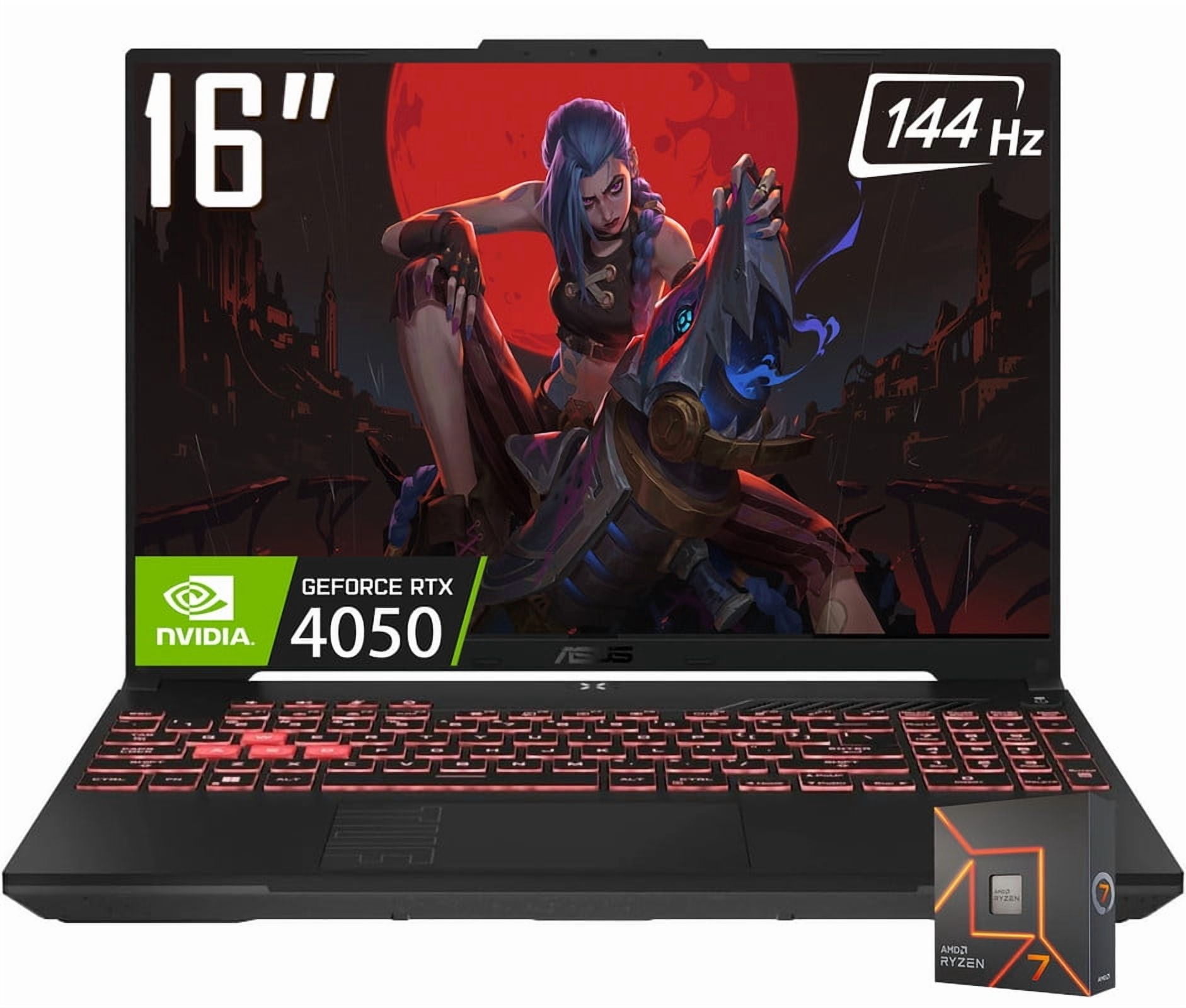 ASUS TUF A16 Gaming Laptop, 16" 1920 x 1200 FHD+ 144Hz IPS LCD Display ...