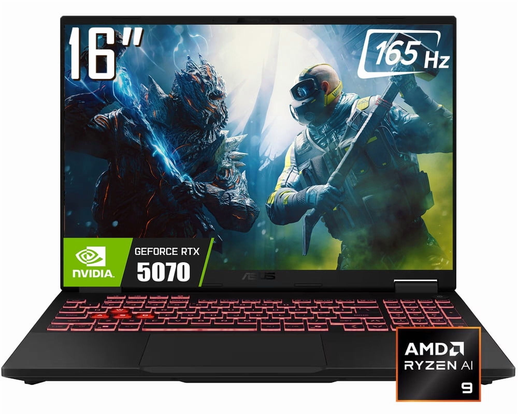 ASUS TUF A16 Gaming Laptop, 16" 1920 x 1200 FHD+ 165Hz IPS Display, AMD ...